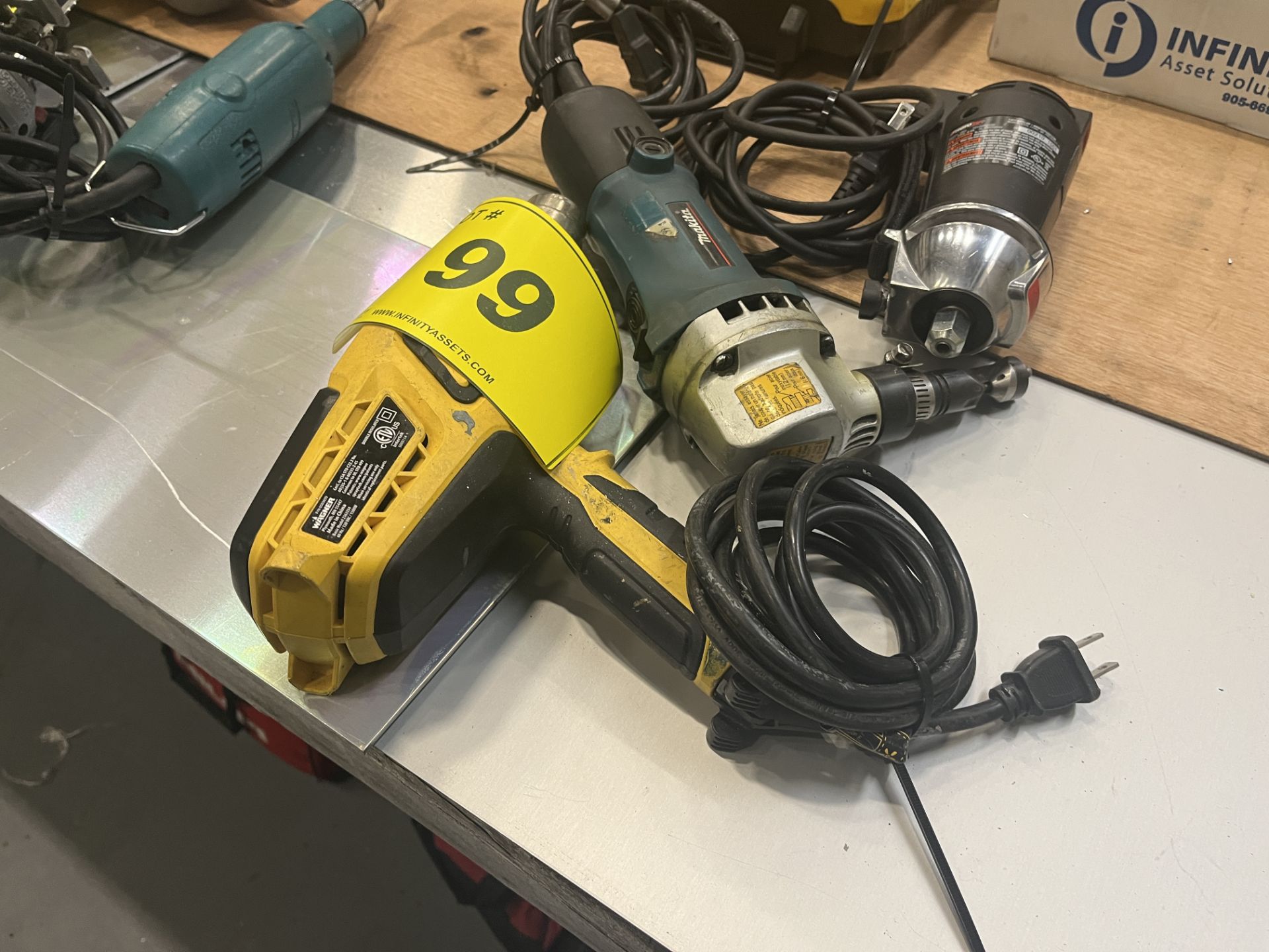 ROTO ZIP DB1 ROTARY TOOL, MAKITA JN1601 SHEAR, WAGNER HEAT GUN