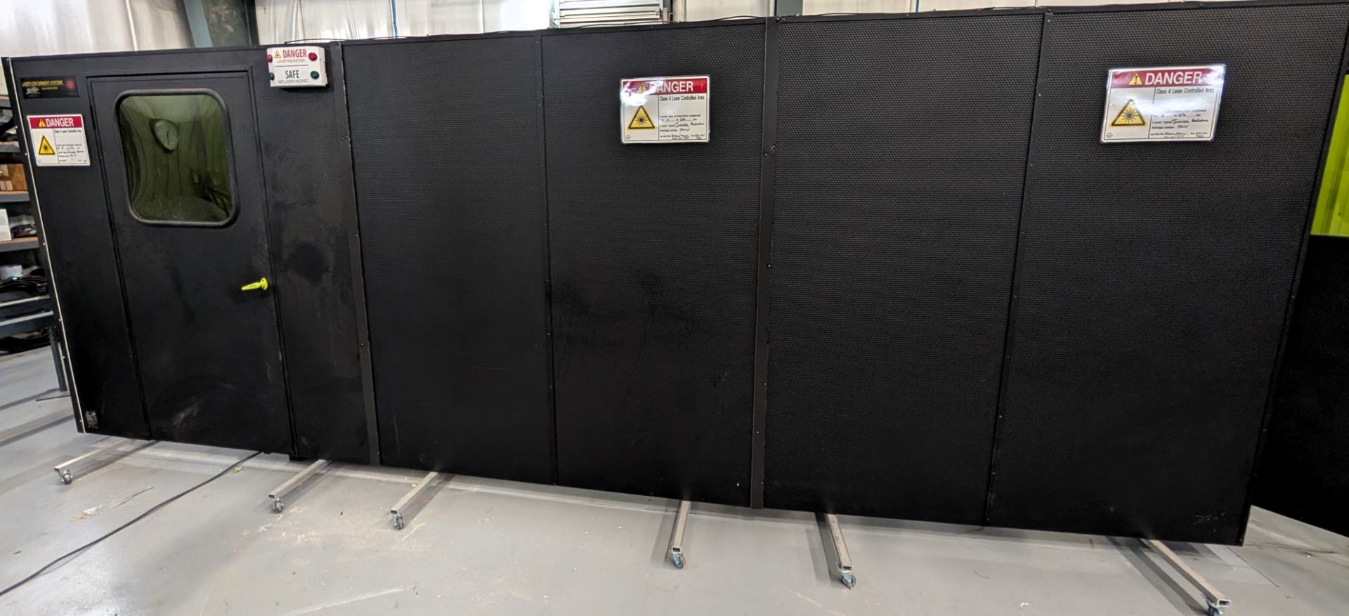 KENTEK CLASS 4 LASER CONTROLLED AREA, ENCLOSURE W/ ENTRY GUARD ...