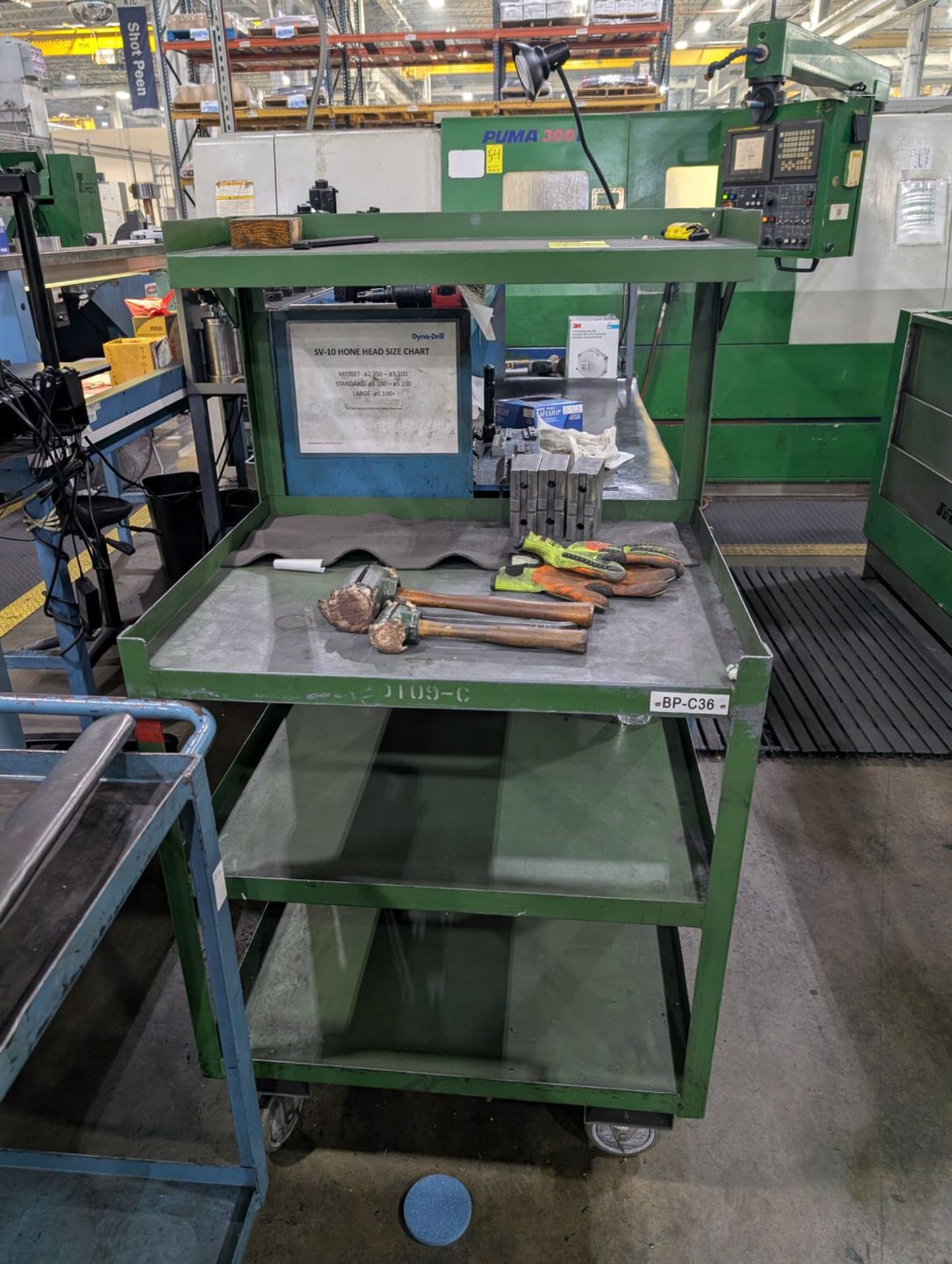 2007 Lehigh MA-2540 Lathe W/ 15-3/4" 3-Jaw Chuck; W/ Material Rack ...