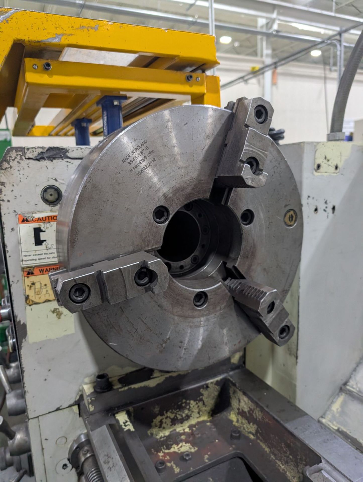 2007 Lehigh MA-2540 Lathe W/ 15-3/4" 3-Jaw Chuck; W/ Material Rack ...