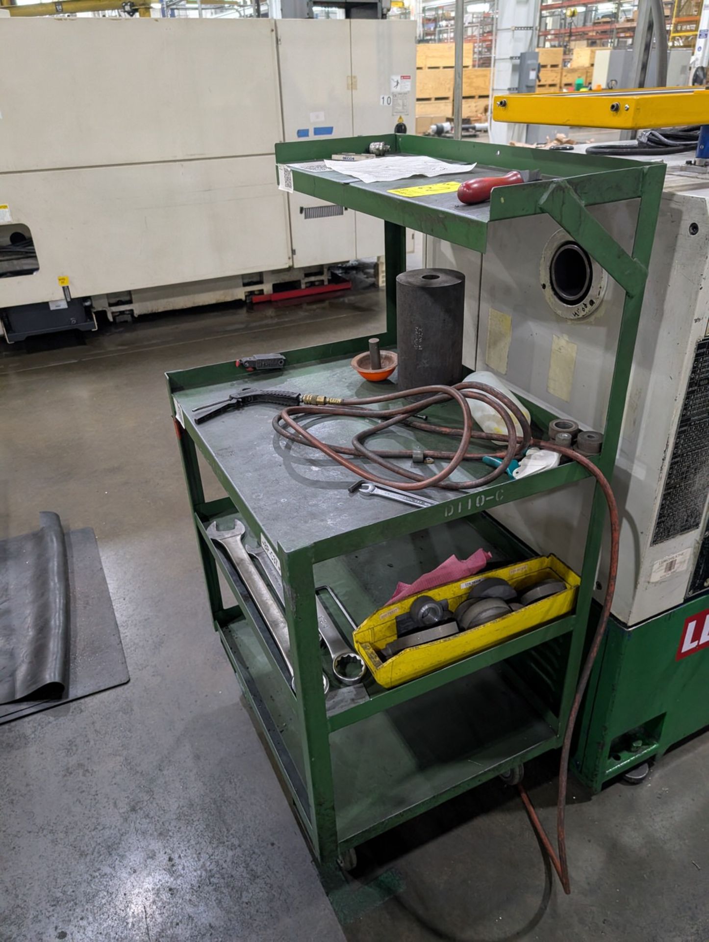 2007 Lehigh MA-2540 Lathe W/ 15-3/4" 3-Jaw Chuck; W/ Material Rack ...