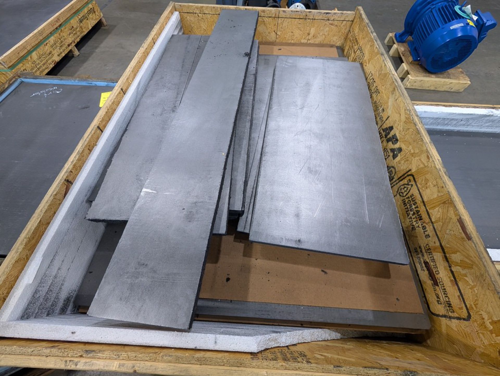 (2) Crates of Furnace Graphite Minimum of 10pcs @ 60" x 40"