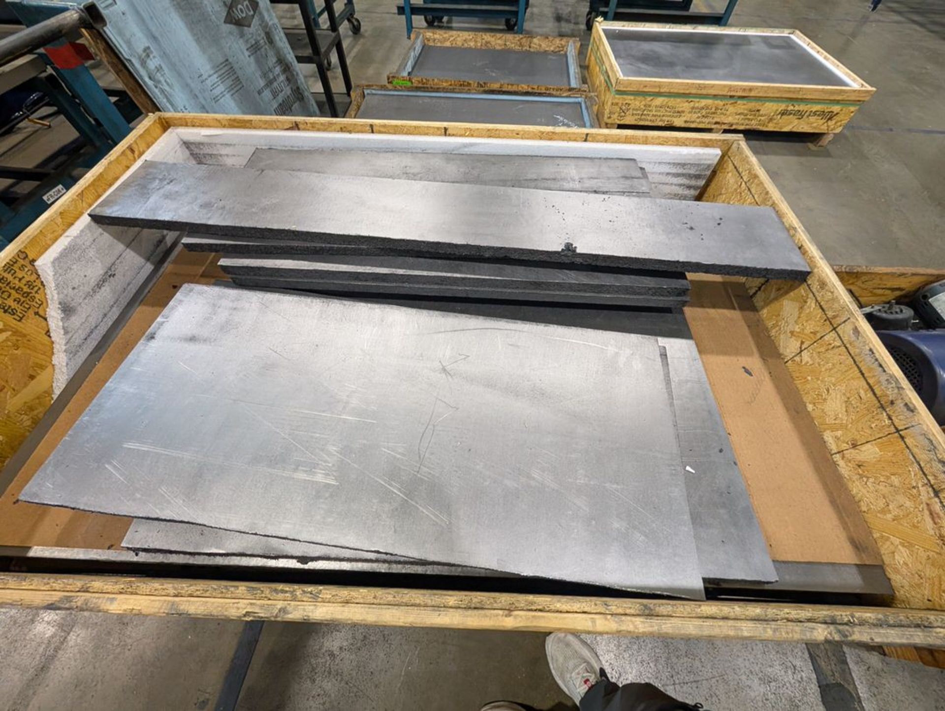 (2) Crates of Furnace Graphite Minimum of 10pcs @ 60" x 40"