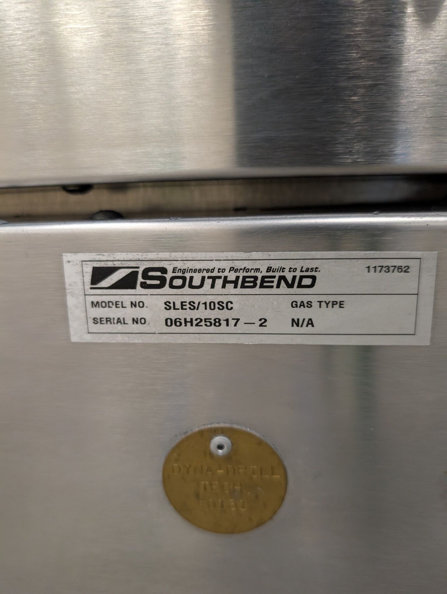 Southbend SLES/10SC Gas Type Oven 4,231hrs
