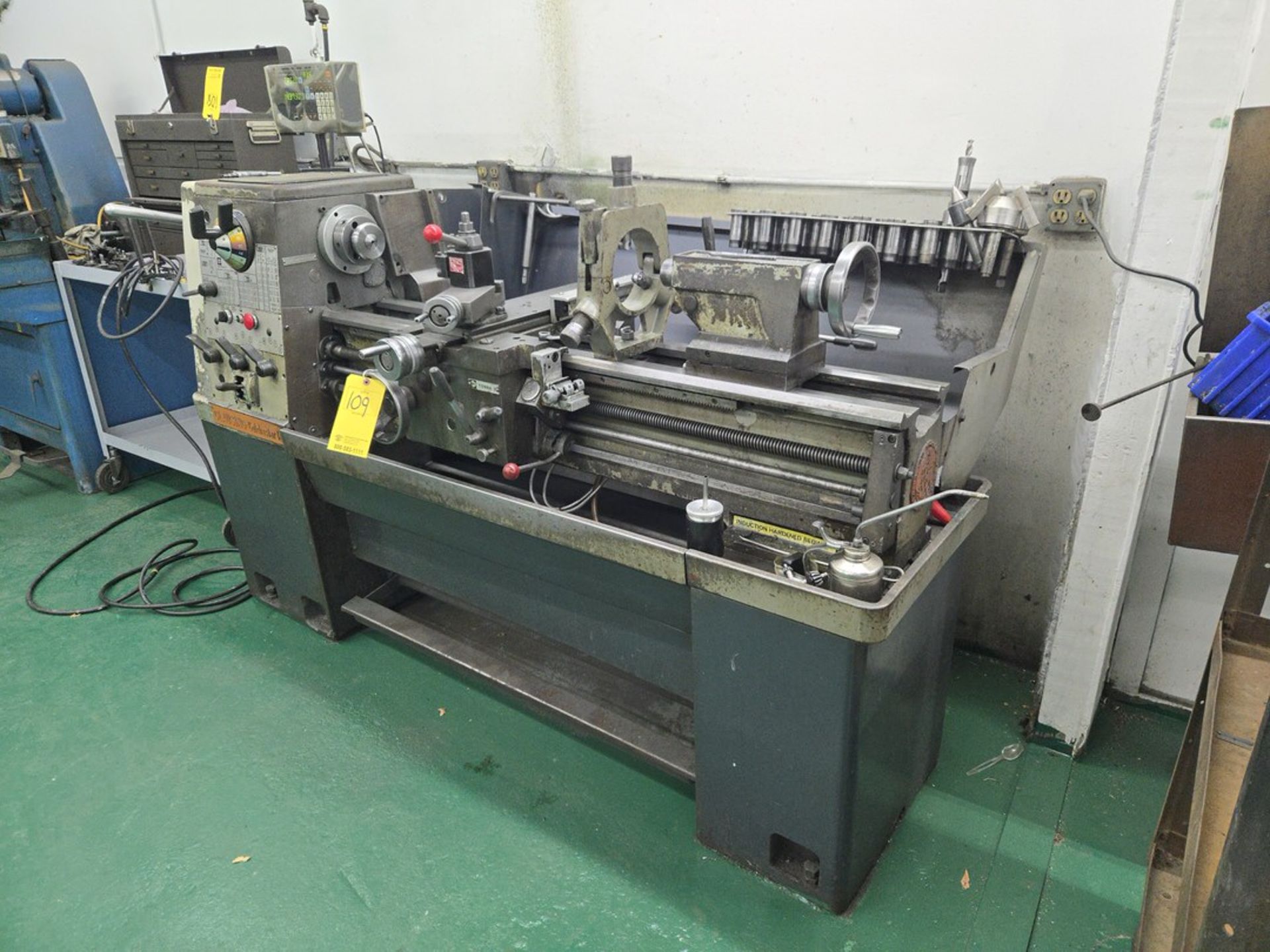 Clausing-Colchester 13 Engine Lathe W/ Tailstock, Steady Rest, Mitutoyo ...