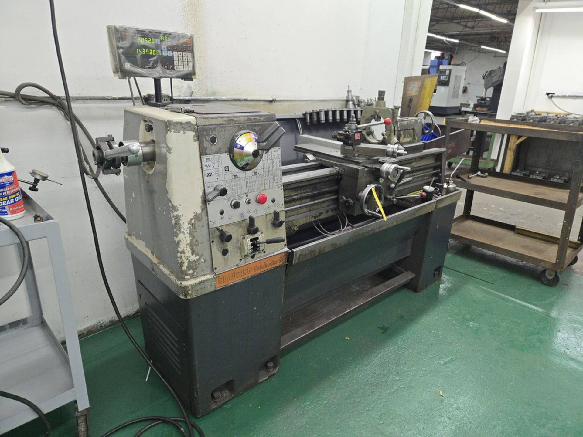 Clausing-Colchester 13 Engine Lathe W/ Tailstock, Steady Rest, Mitutoyo ...
