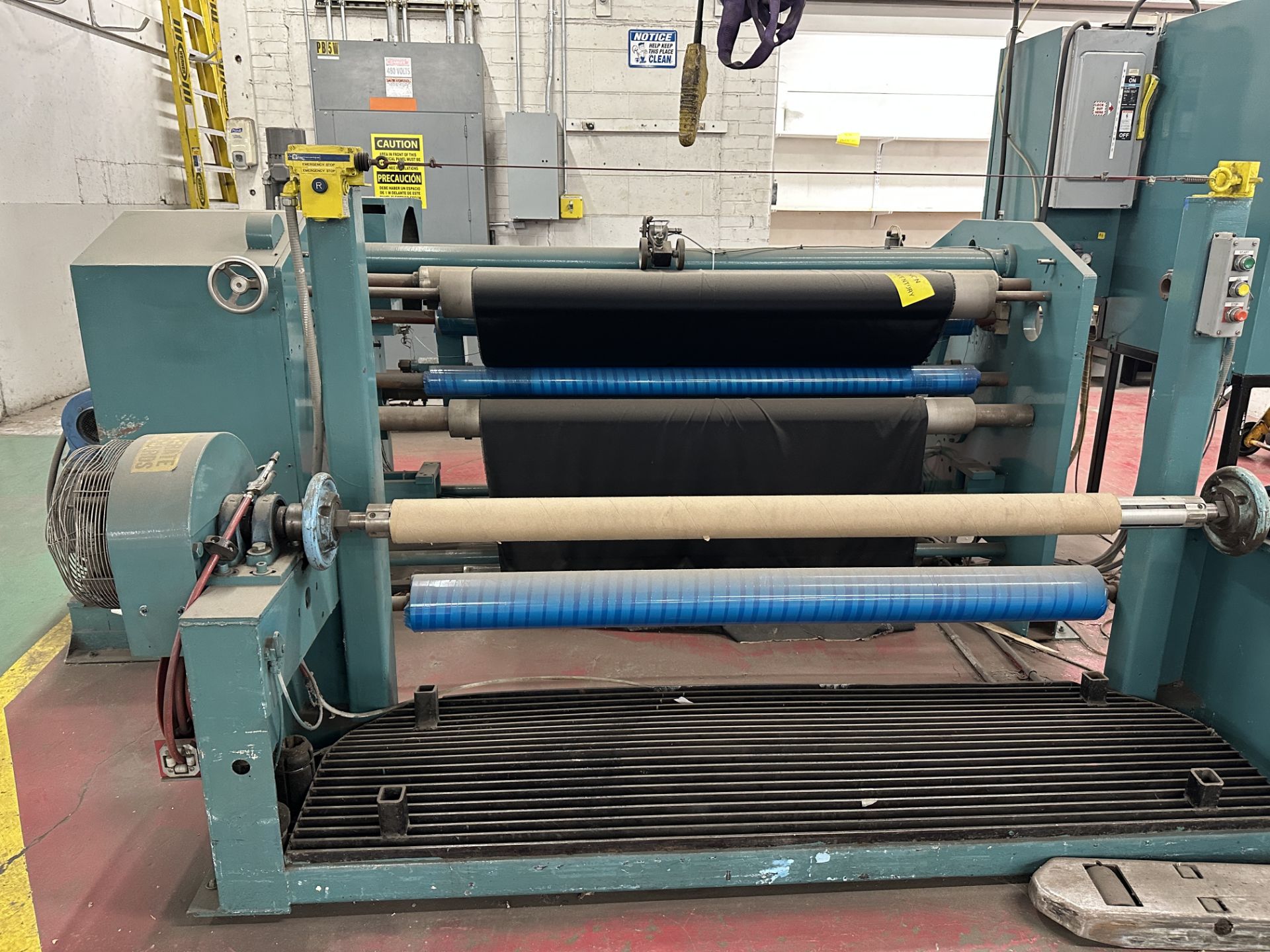 70" Logger/ReRoll Machine