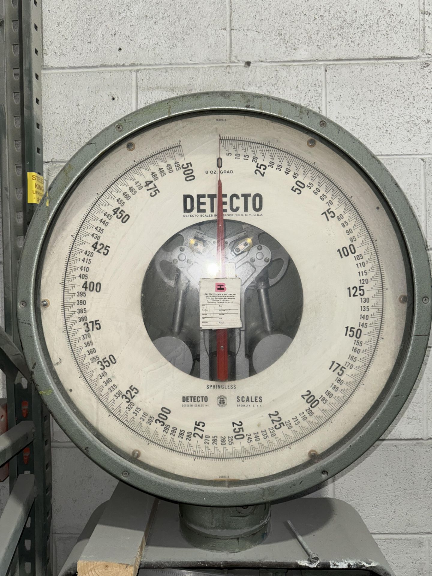Detecto 500 Lb. Dial Face Scale