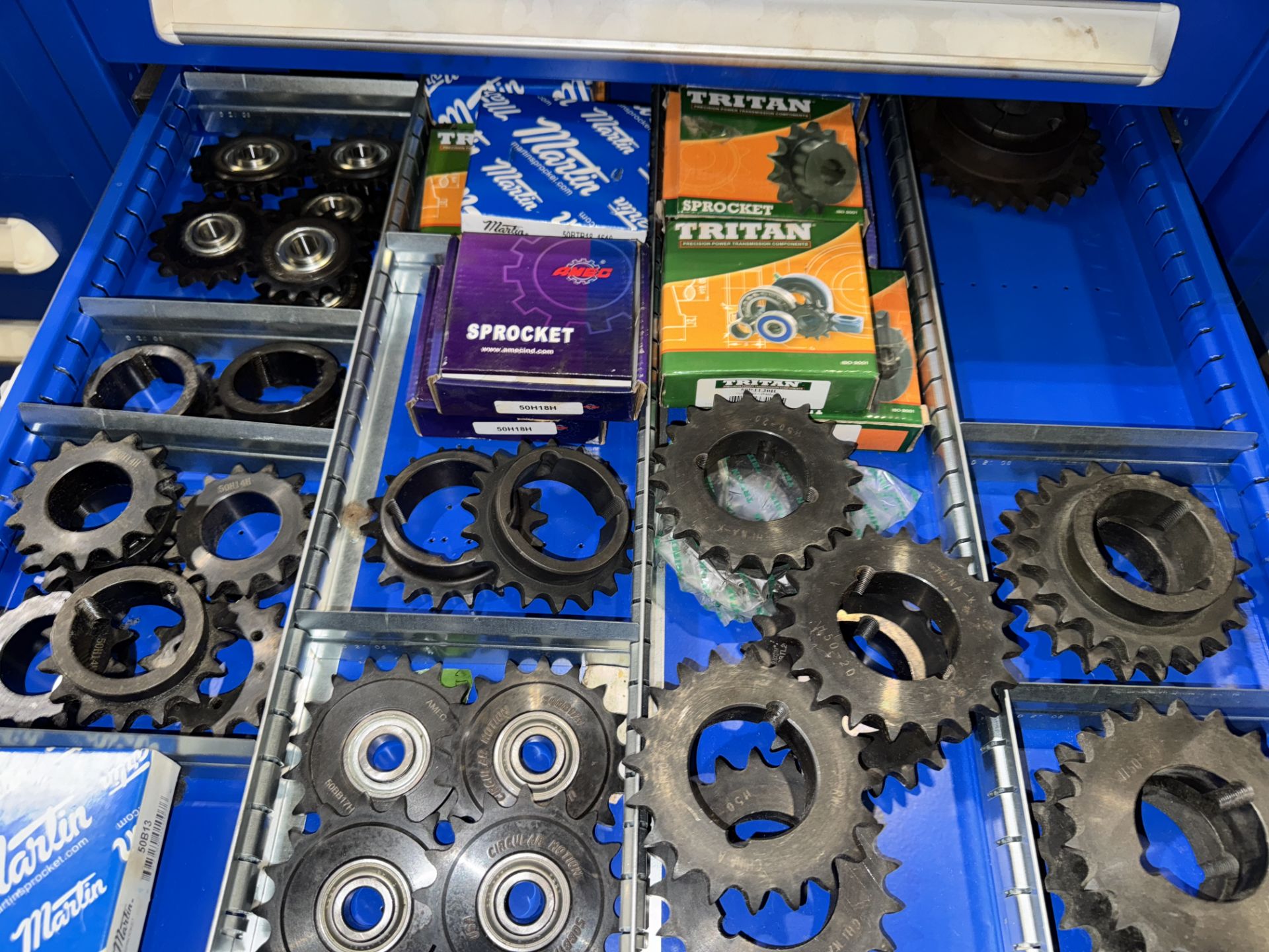 Amec Martin & Asst. Sprockets in 3 Drawers