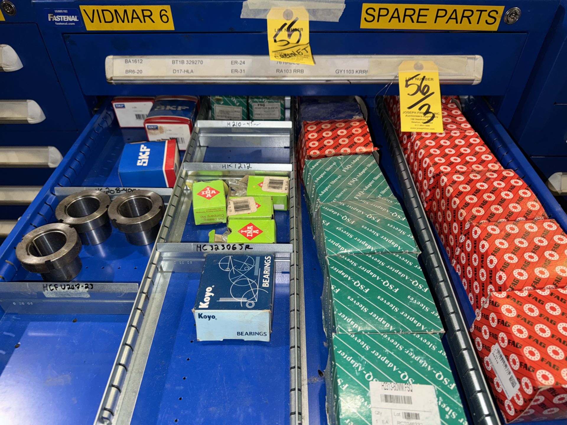 Timken, Seal Master, Bearings, Tritan, SKF Bearings in 3 Drawers