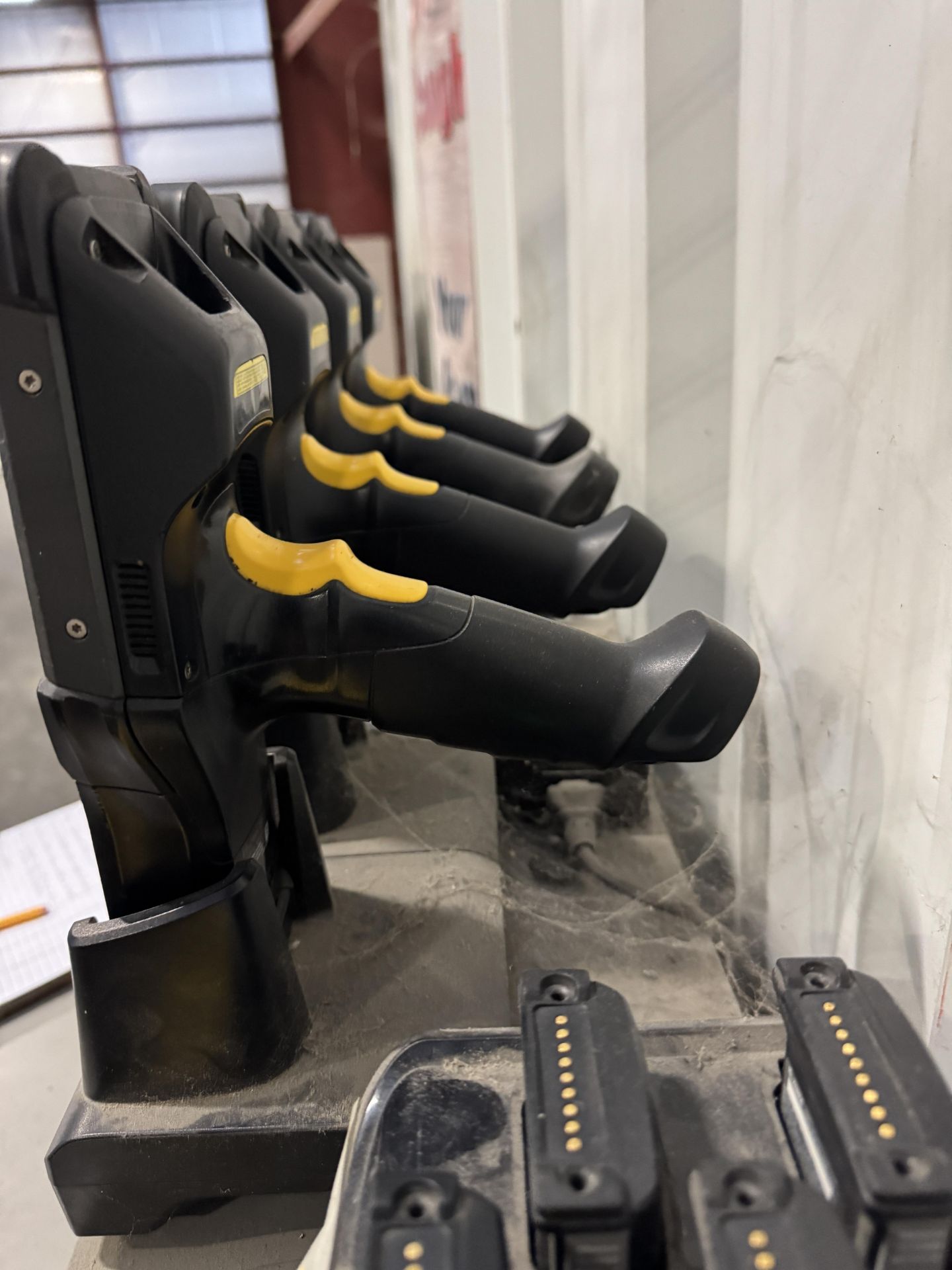 LOT (4) Zebra MC93 Hand Held Scanners