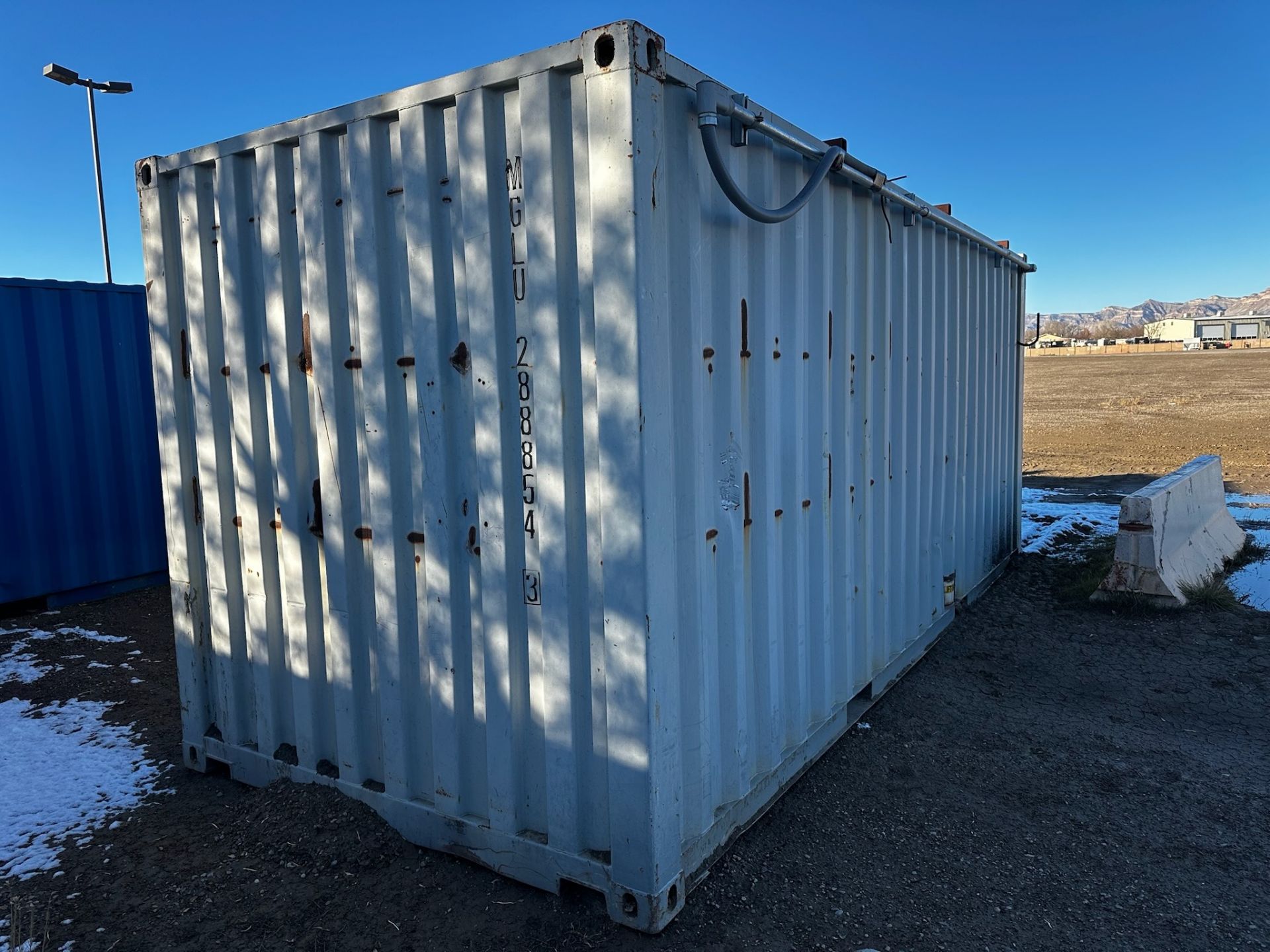 Conex Container - 20' - w/ power, beam & trolly