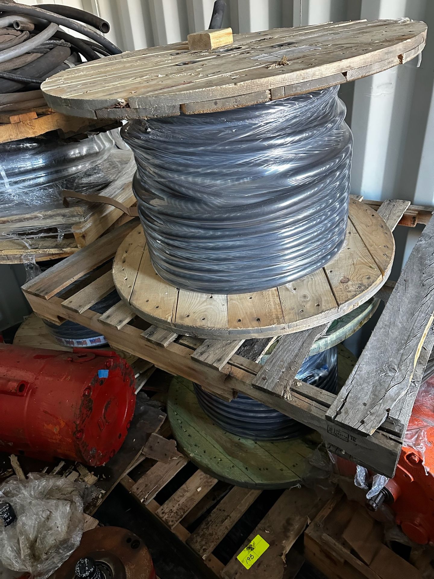 Cable Spools (2) 480 Round Shuttle Car Cable