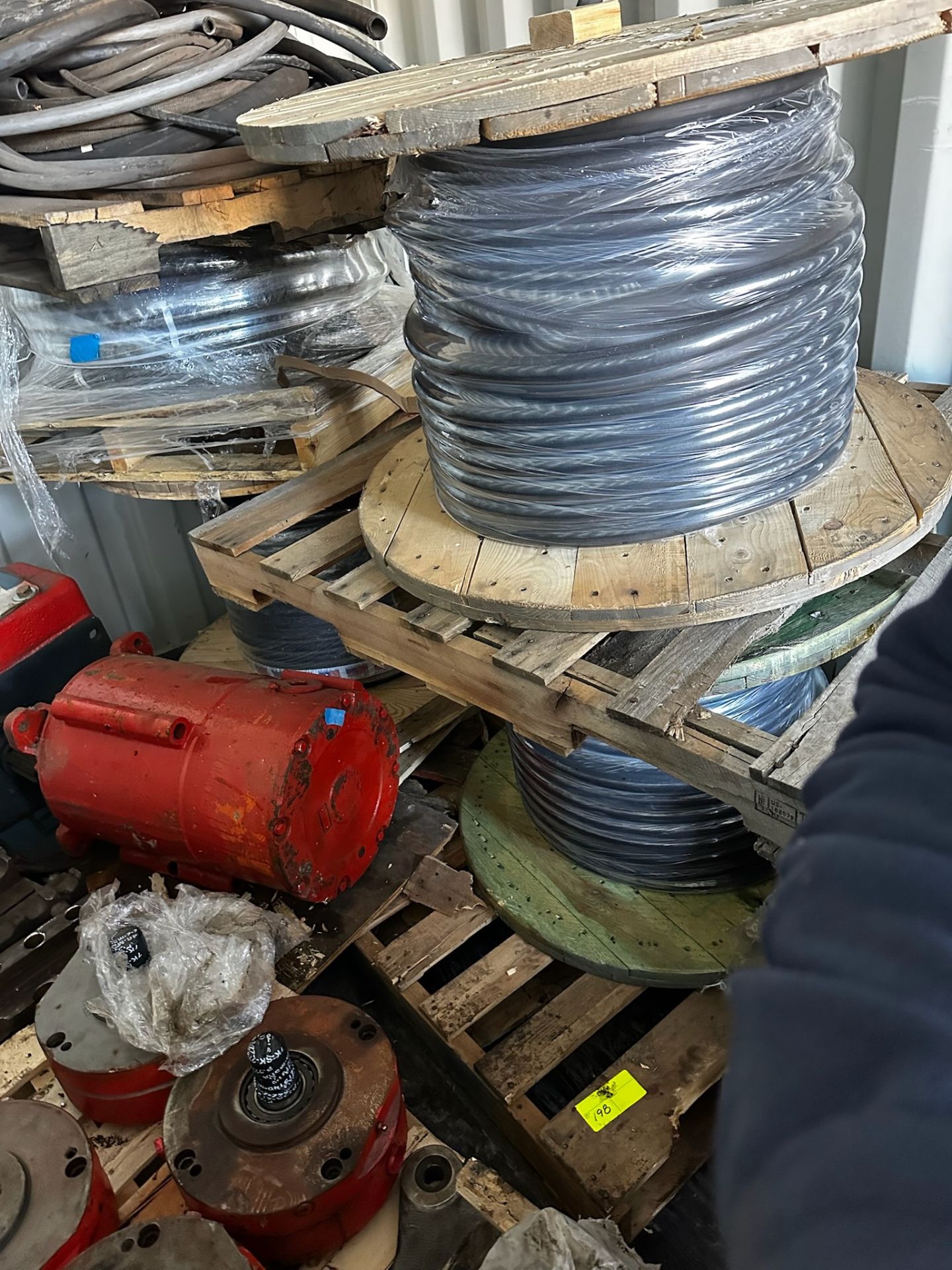 Cable Spools (2) 480 Round Shuttle Car Cable