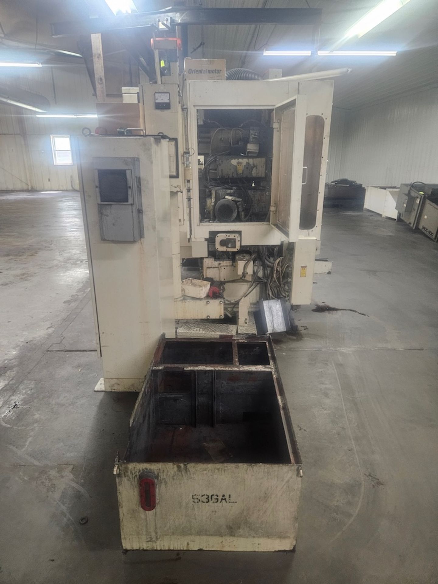 Micron Centerless 5.5T Intergrated w/ Fanuc CNC Dressing on Regulating ...