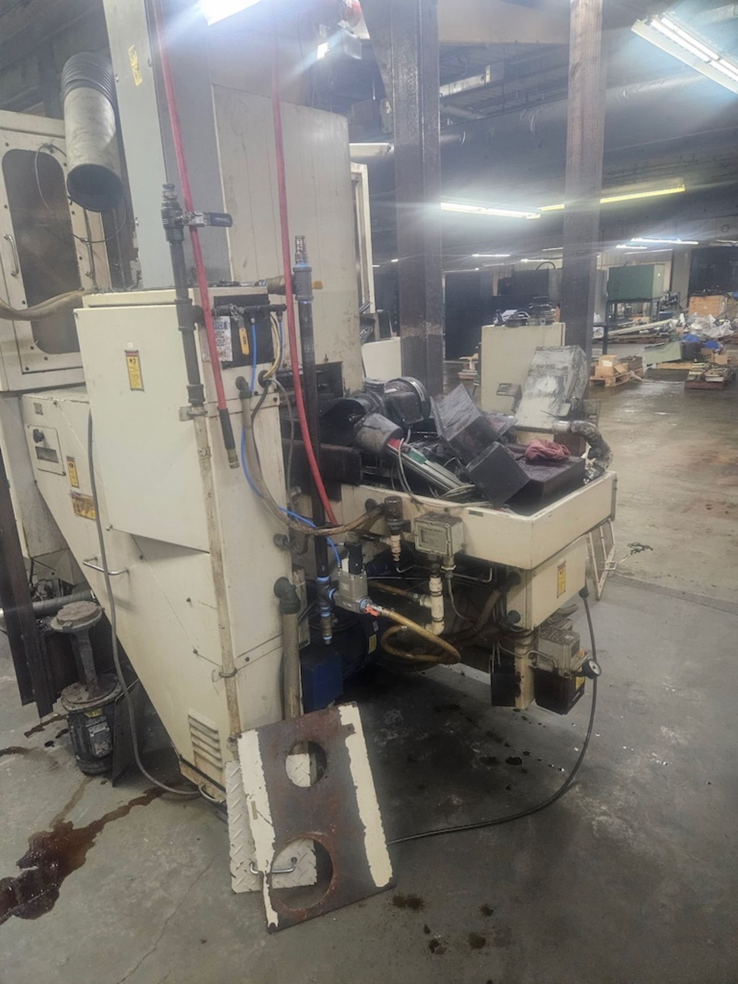 Micron Centerless 5.5T Intergrated w/ Fanuc CNC Dressing on Regulating ...