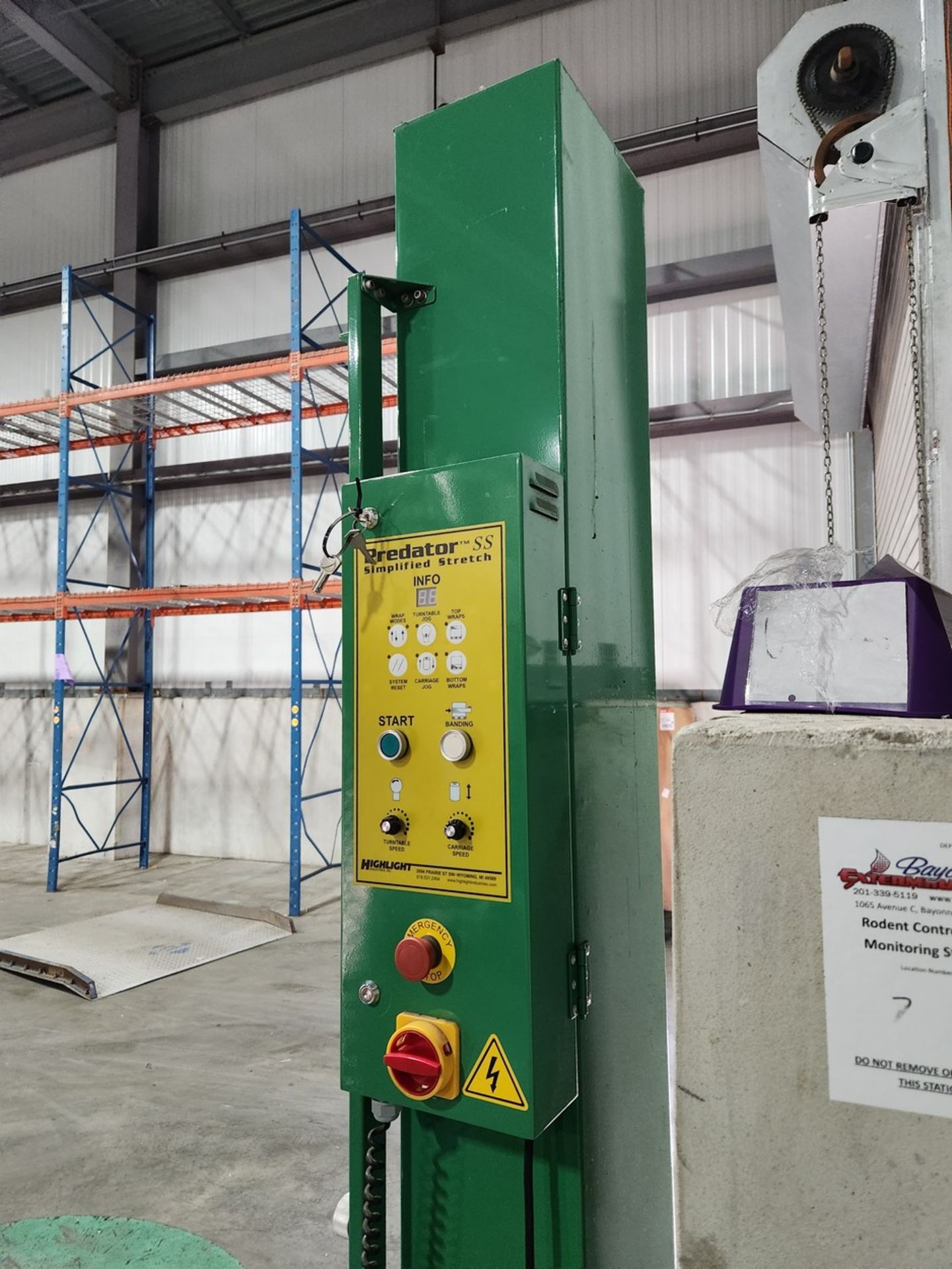 Highlight Stretch Wrapper Predator SS 59 In. Platform Diameter ...