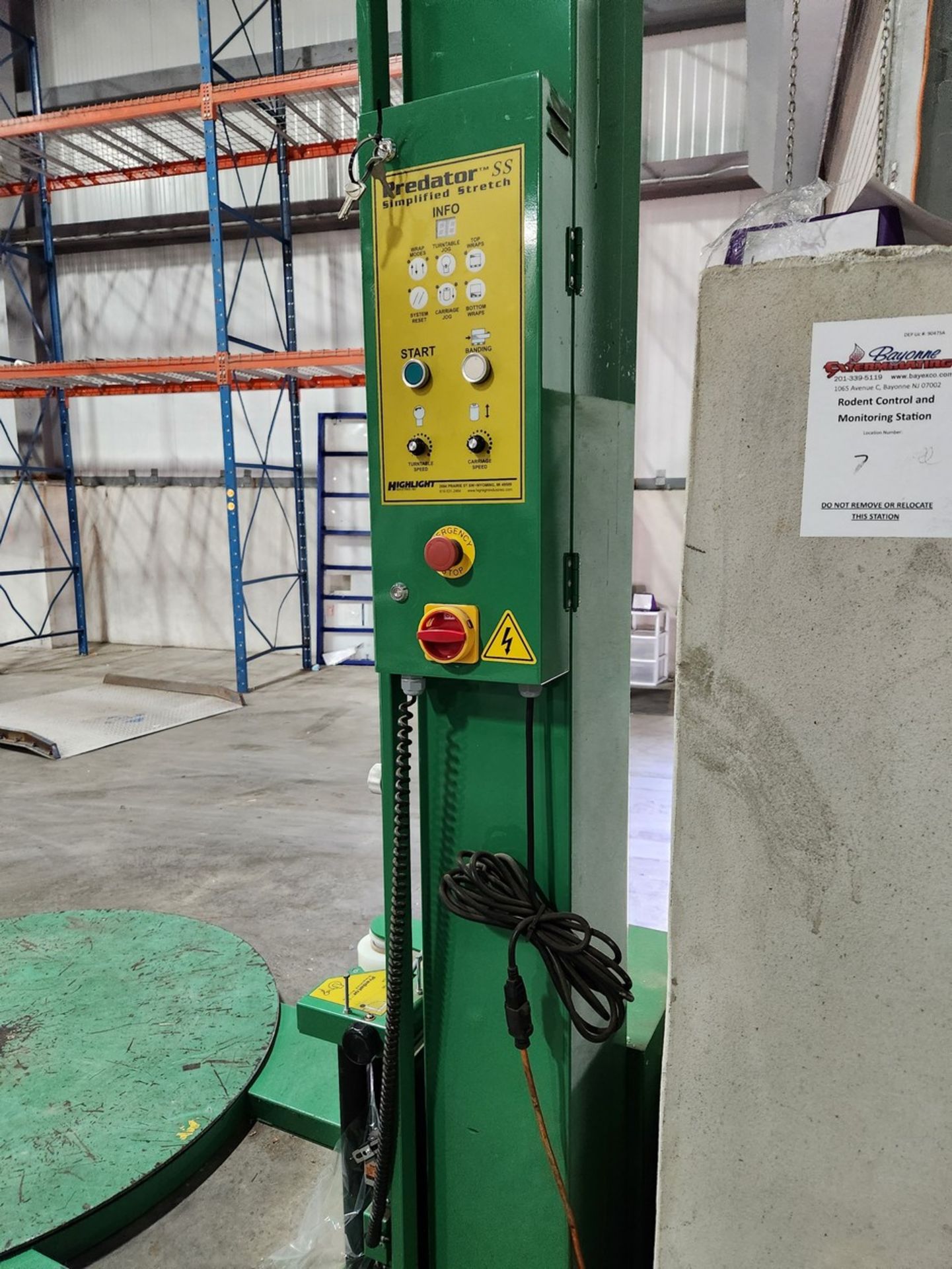 Highlight Stretch Wrapper Predator SS 59 In. Platform Diameter ...