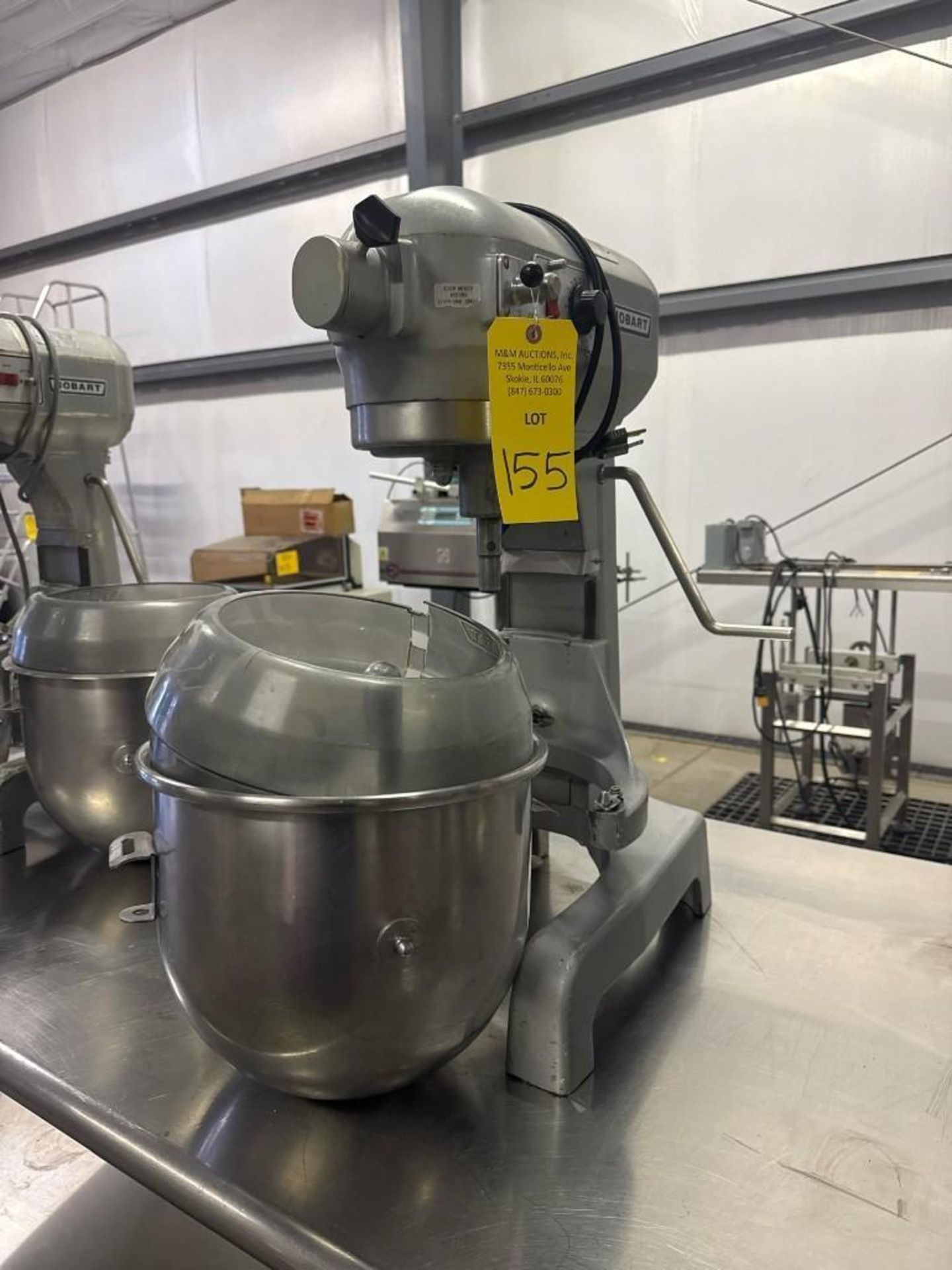 Hobart Mixer, Mdl. AS 200 T, features 20 qt capacity, 3-speed settings ...