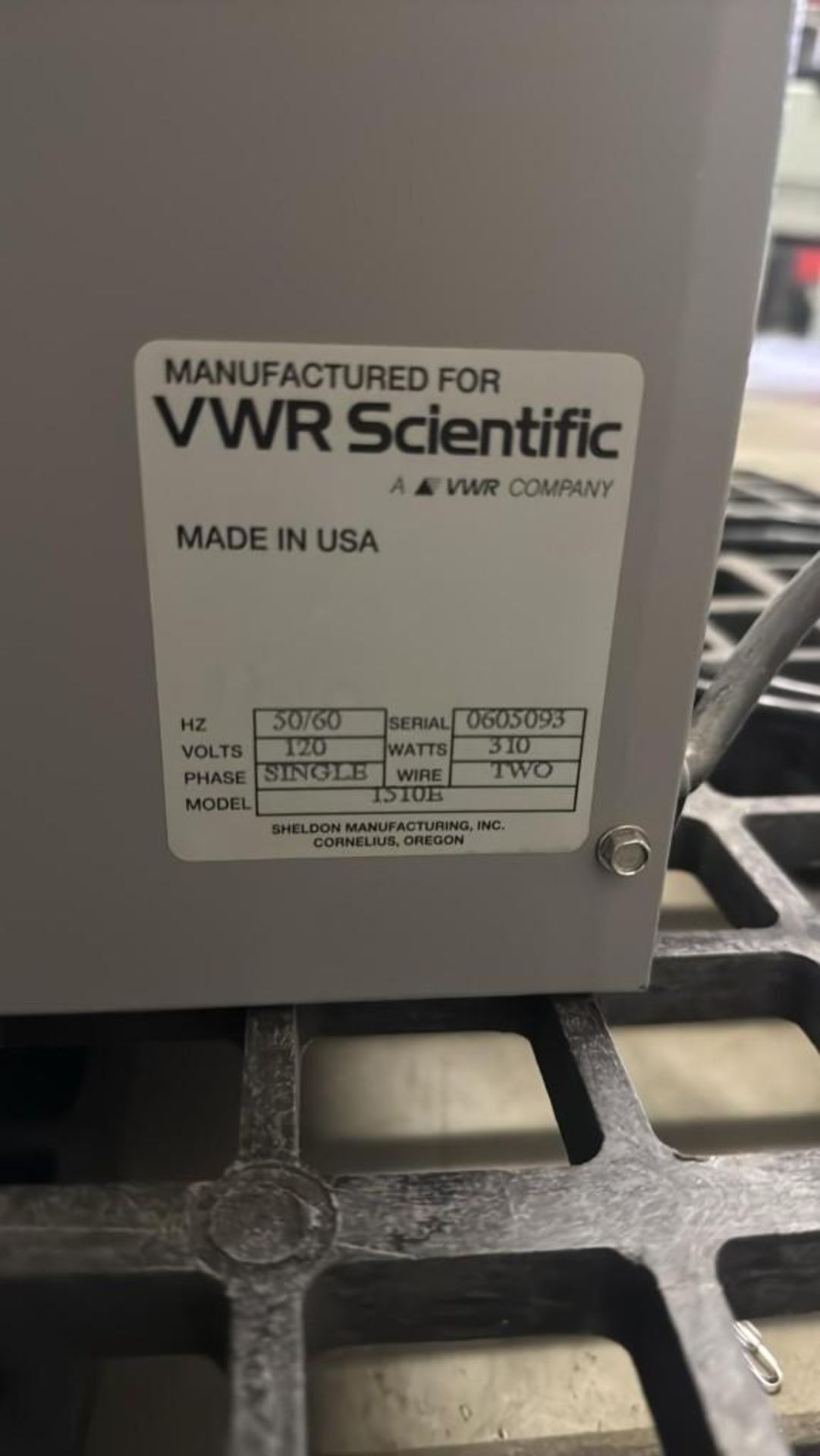 VWR Scientific 1370F Laboratory Oven, features include Temperature ...