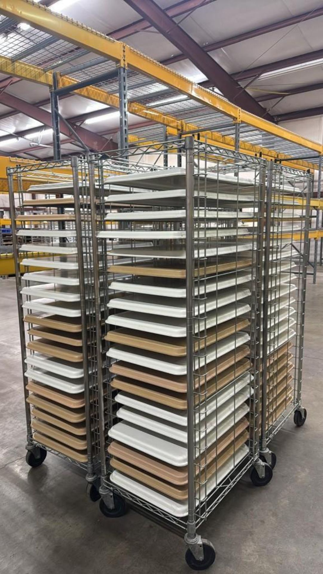 Bakery Sheet Pan Racks, aluminum, approximately 20-25 slots per rack ...