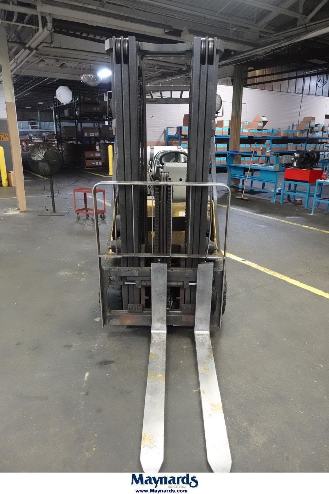 Caterpillar #2C6500 Propane Forklift Truck 6200 lb Capacity w/ 185" Max ...