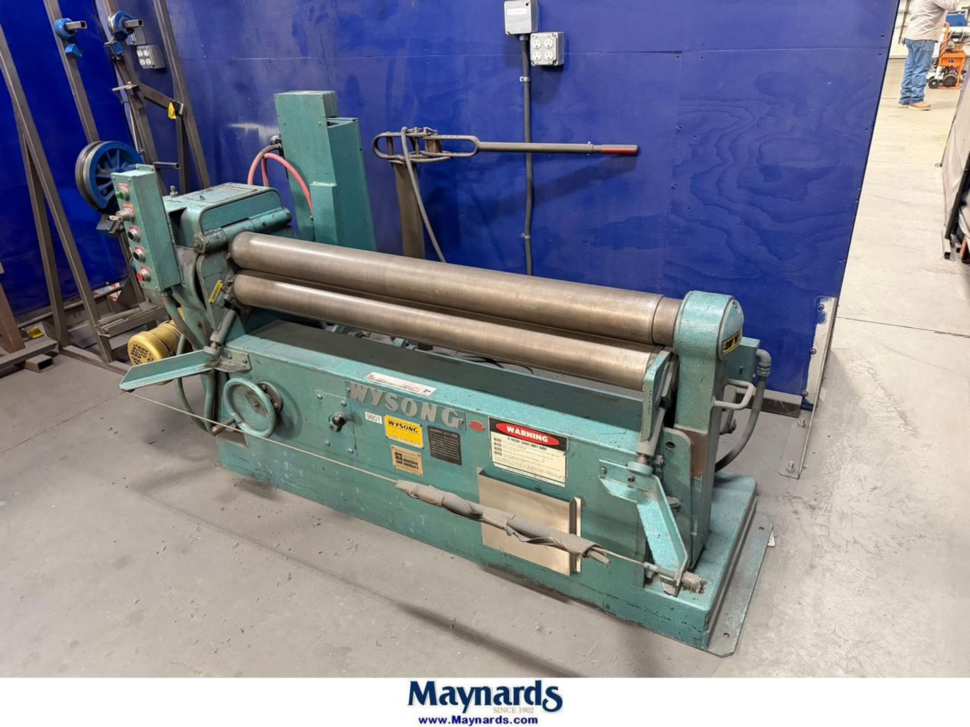 12-14-GA x 48" Wysong Plate Bending & Slip Roll ; Model B-48, Baldor 1. ...