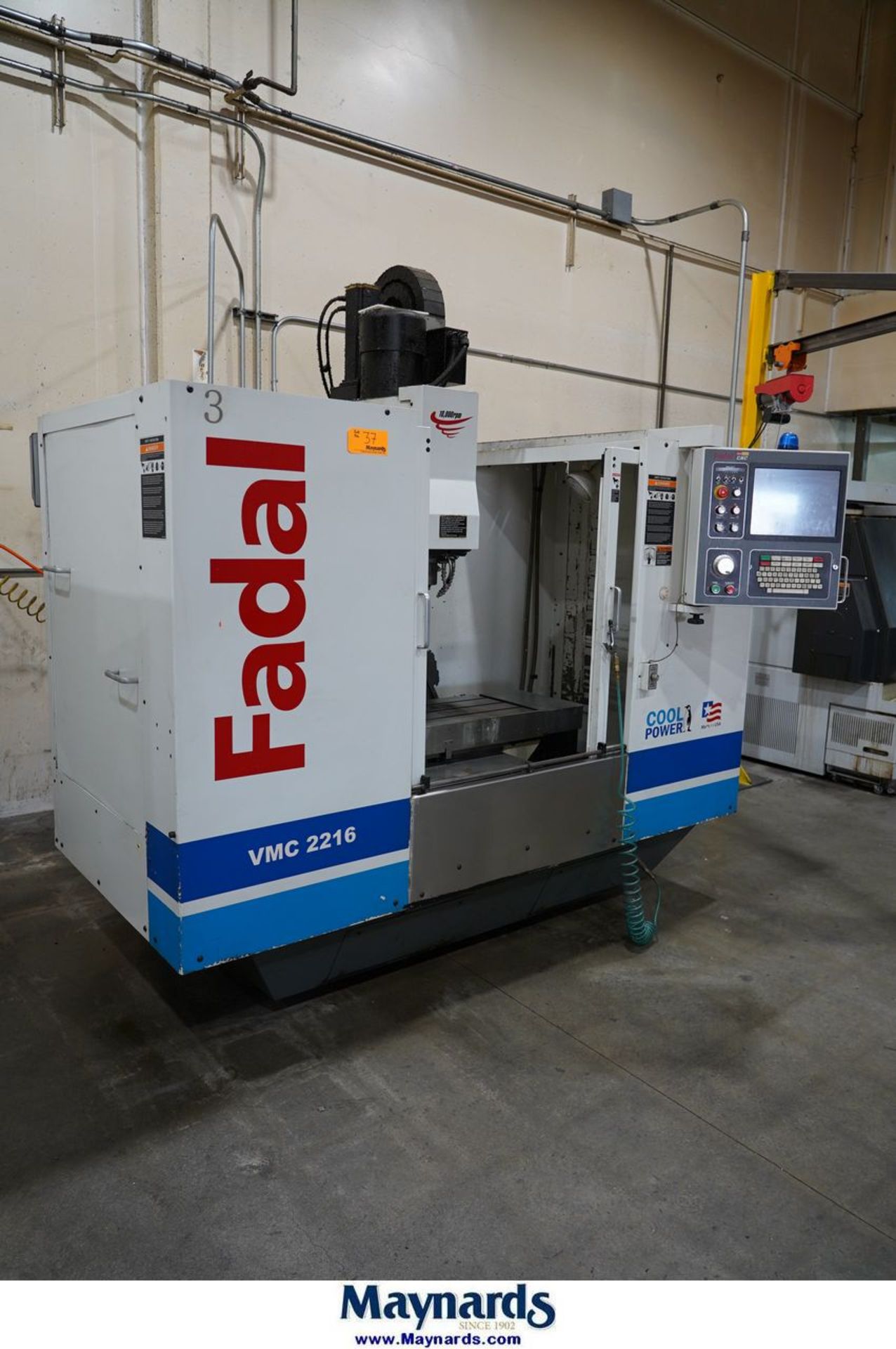 2005 Fadal VMC 2216 3 Axis Vertical Machining Center 21 Tool Changer ...