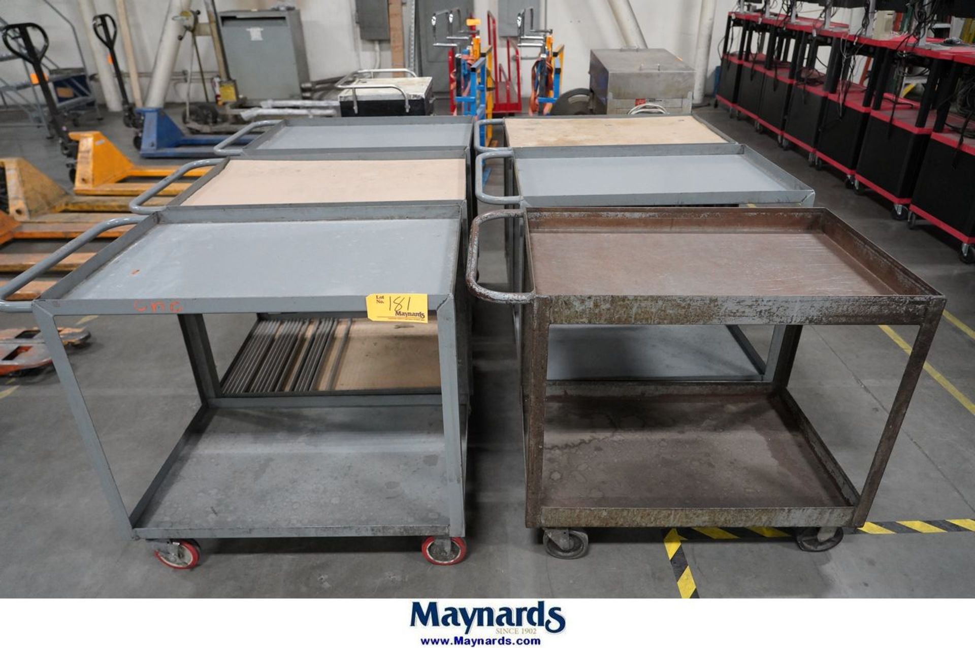(6) Little Giant Metal Shop Carts