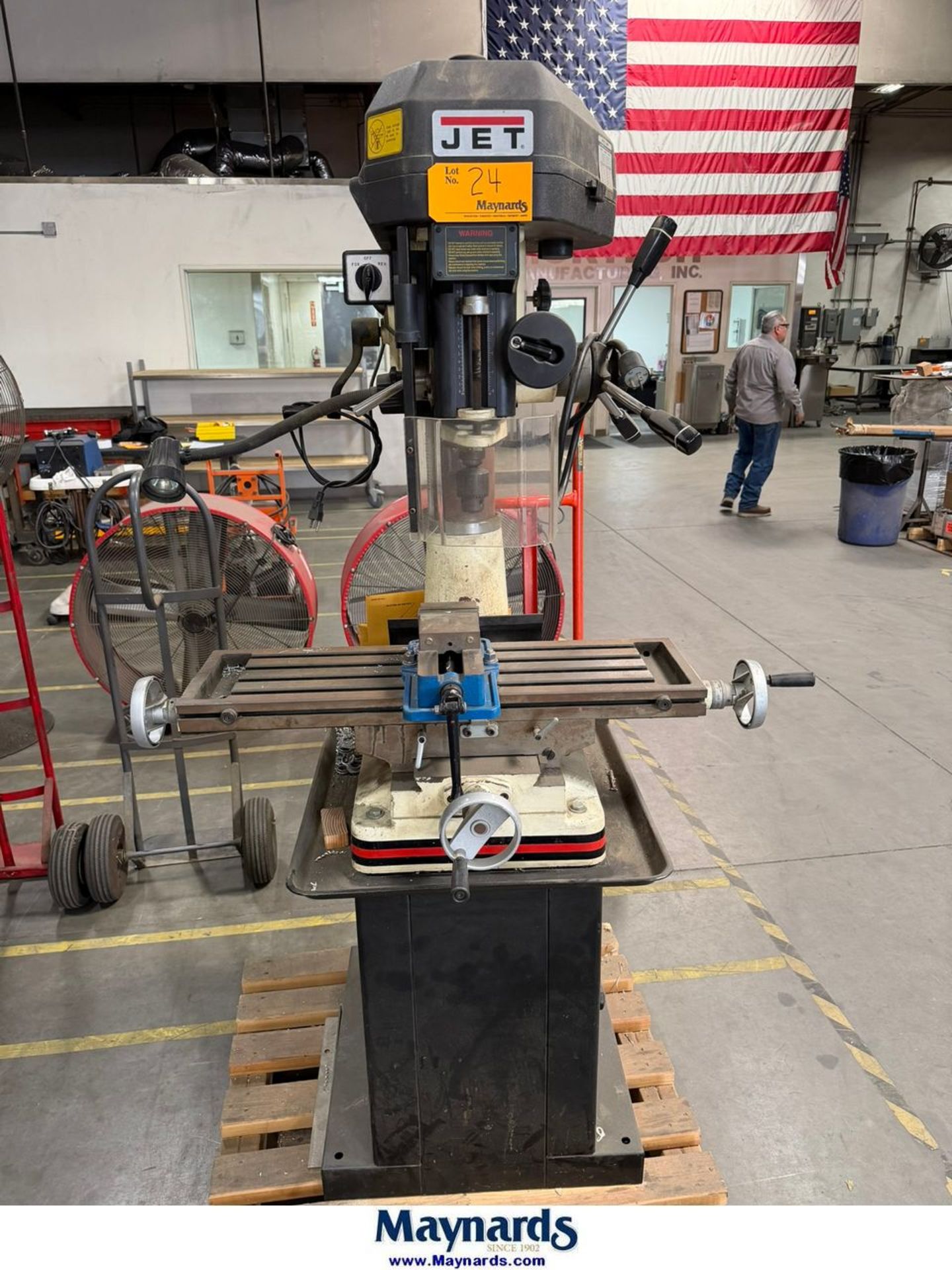 Jet Vertical Milling/Drilling Machine (Model JMD-18) ; Stock No. 350018 ...