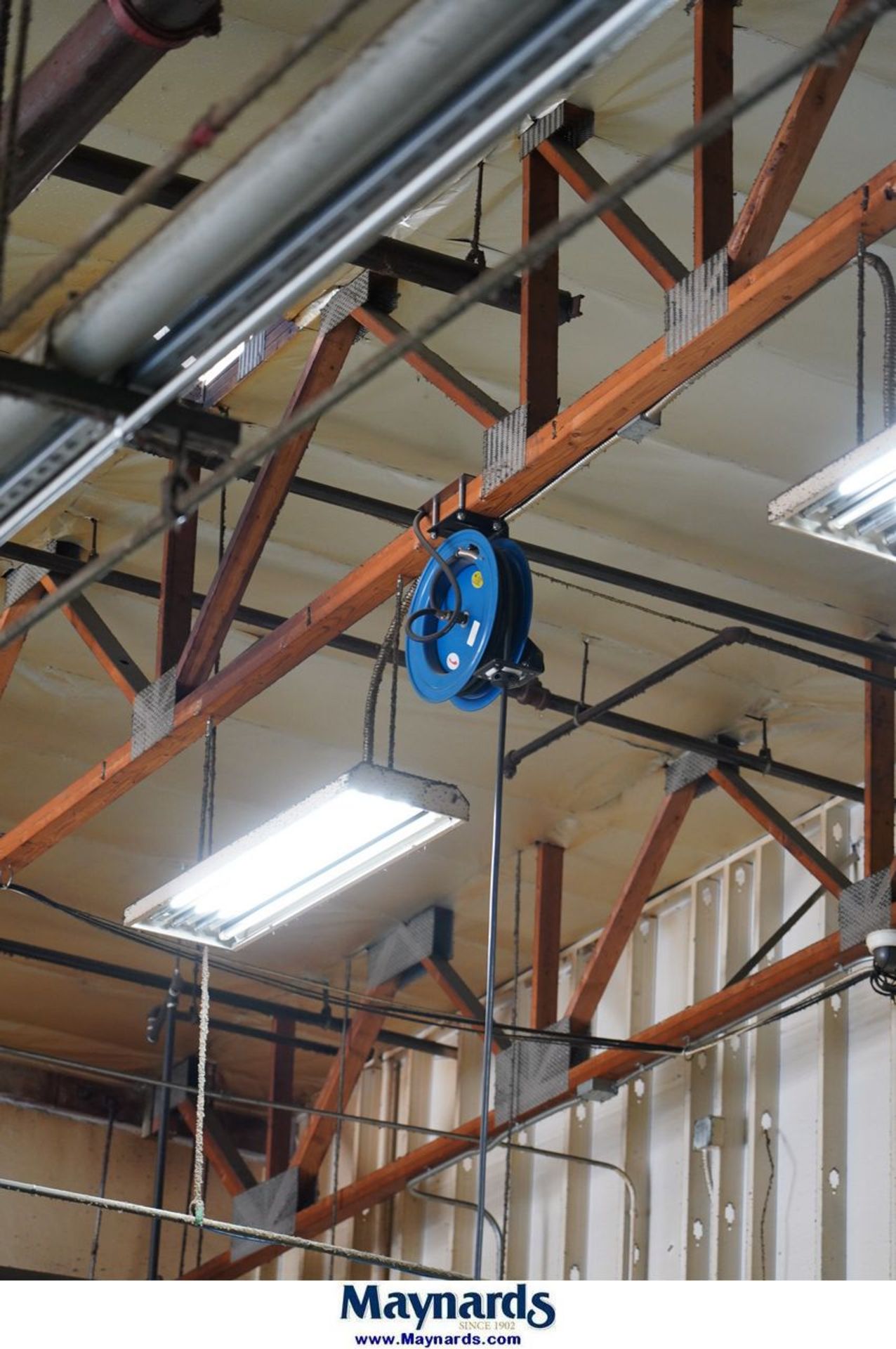 (5) Retractable Hose Reels , Ceiling Mounted