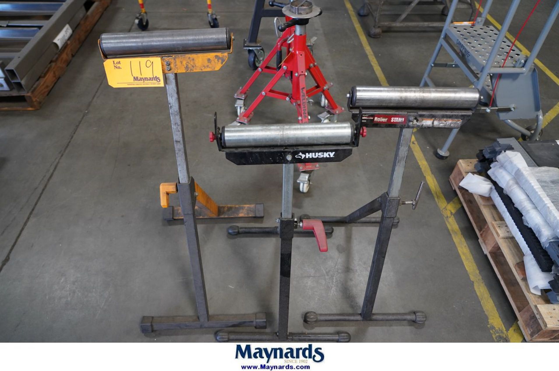 (3) Roller Stands