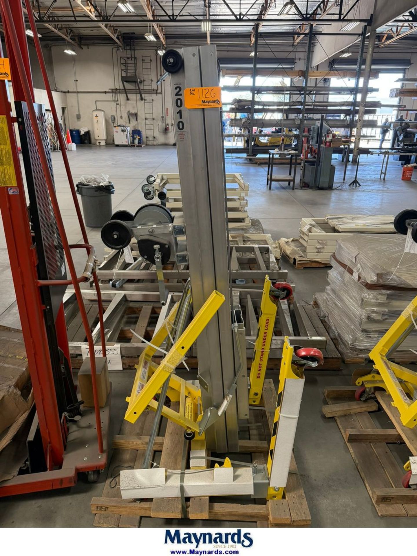 2023 Sumner 1,000 Lb. Cap. Material Lift (Model 2010) , S/N 13381