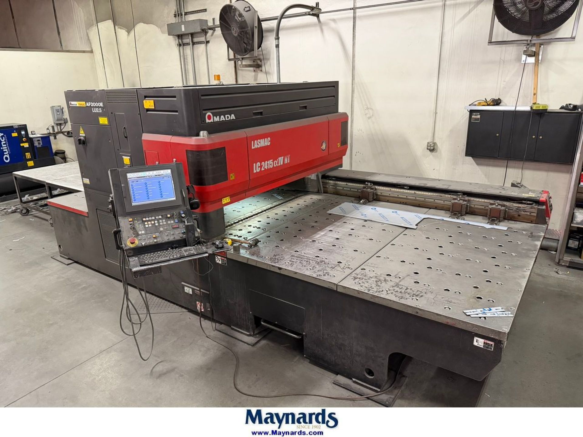 2008 Amada LC2415A4NT CO2 Laser Cutter (2,000 Watt) ; Max Sheet Size ...