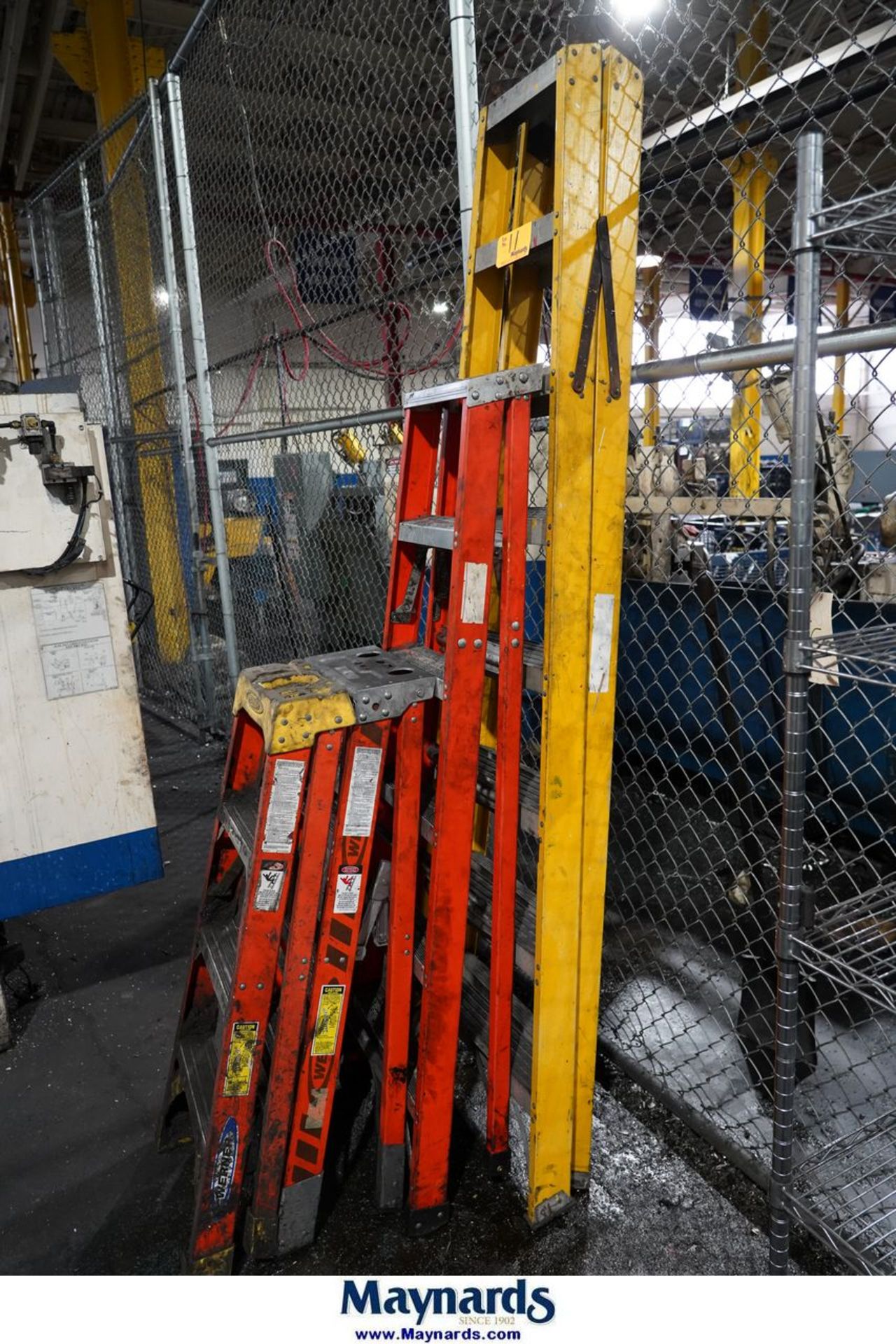 (3) Assorted Step Ladders Includes (3) Step Ladders (Approx. 4 Ft, 6 Ft ...