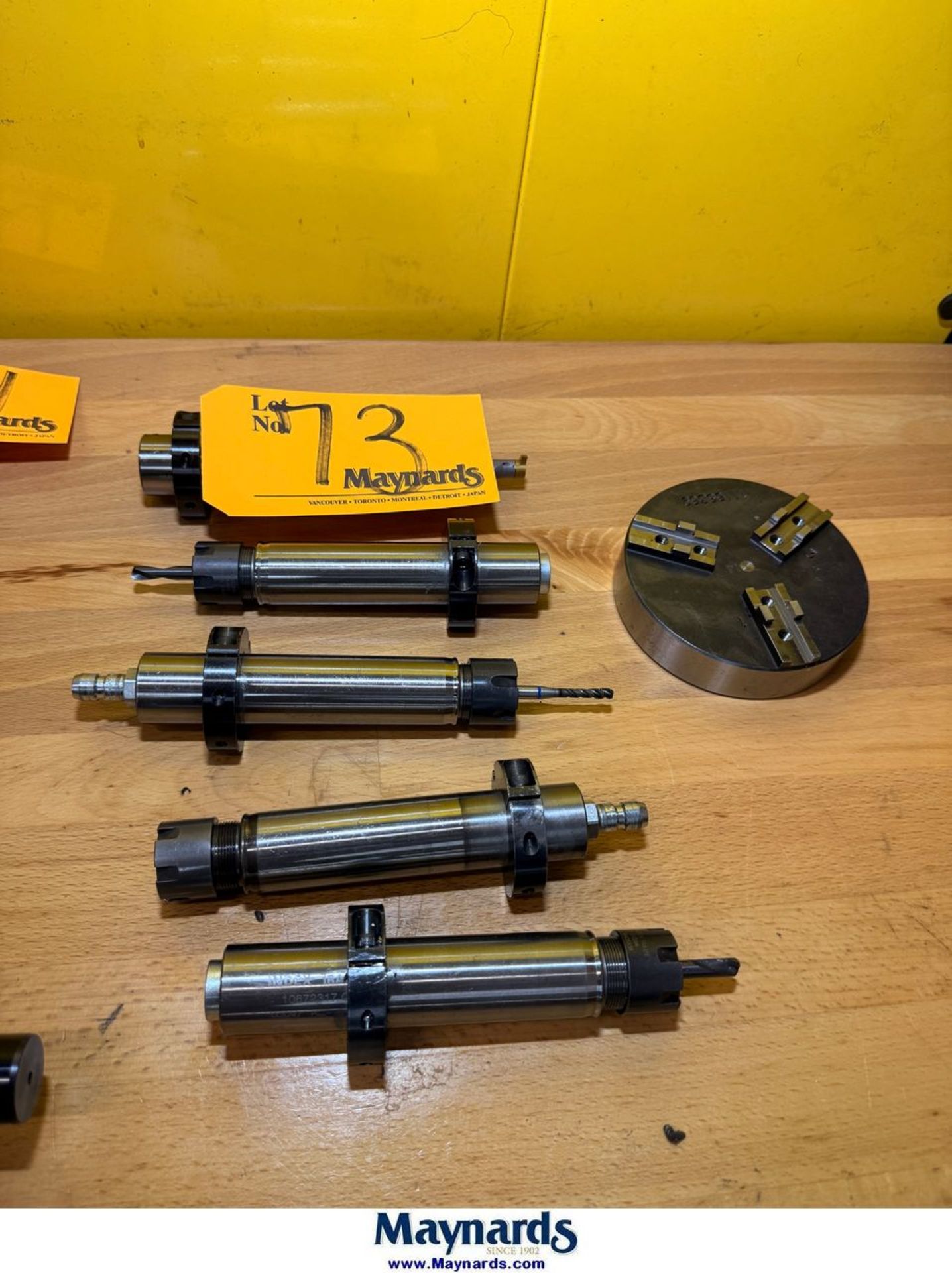 (1) Lot (5) INDEX TRAUB Machine tool holder