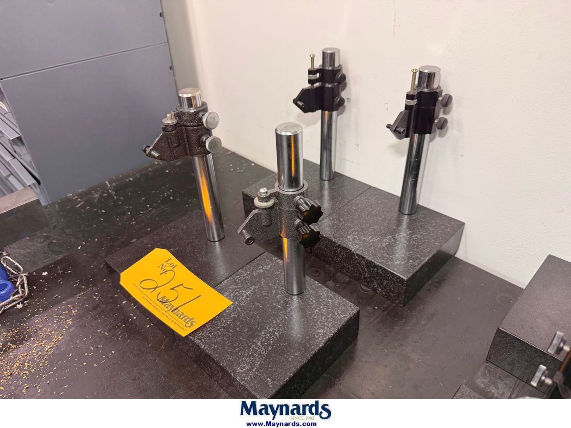 (1) Lot of (4) Granite block stands