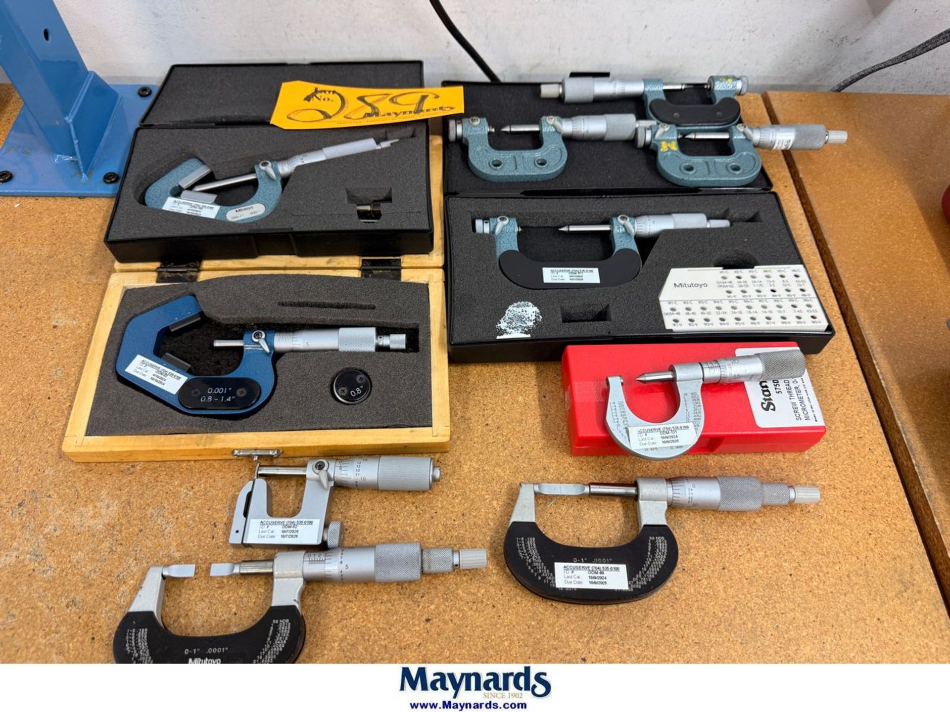 (1) Lot of Assorted micrometers