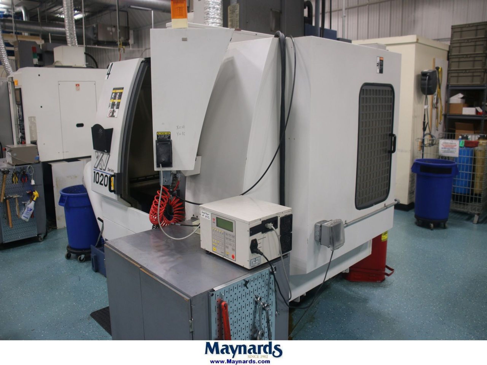 YCM XV-1020A 5-Axis CNC Vertical Machining Center Axis Travels: X-40 ...