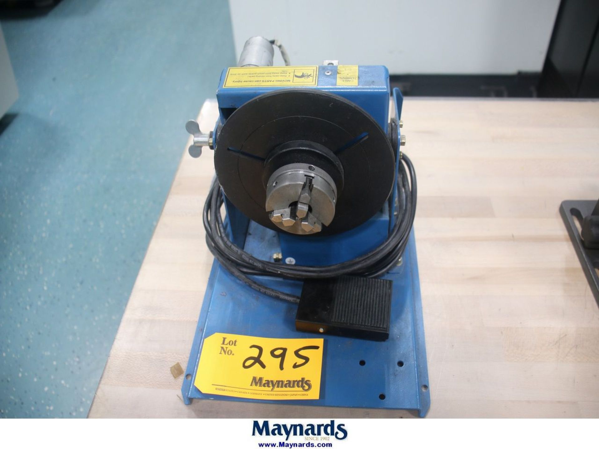 Model BY-10 Mini Rotary Welding Positioner 3-Jaw 2.5" Lathe Chuck