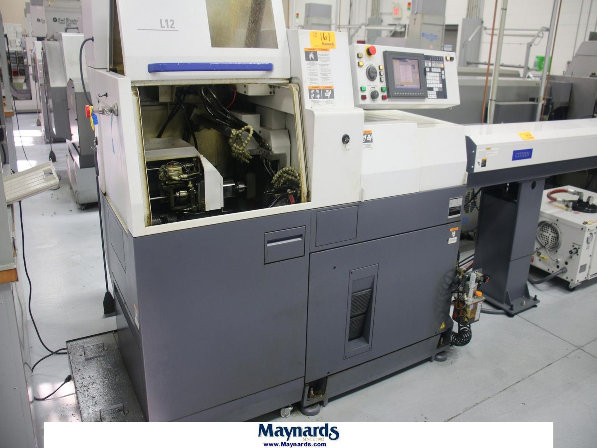 2018 Citizen Model L12-1M7 7-Axis CNC Swiss-Type Automatic Screw ...