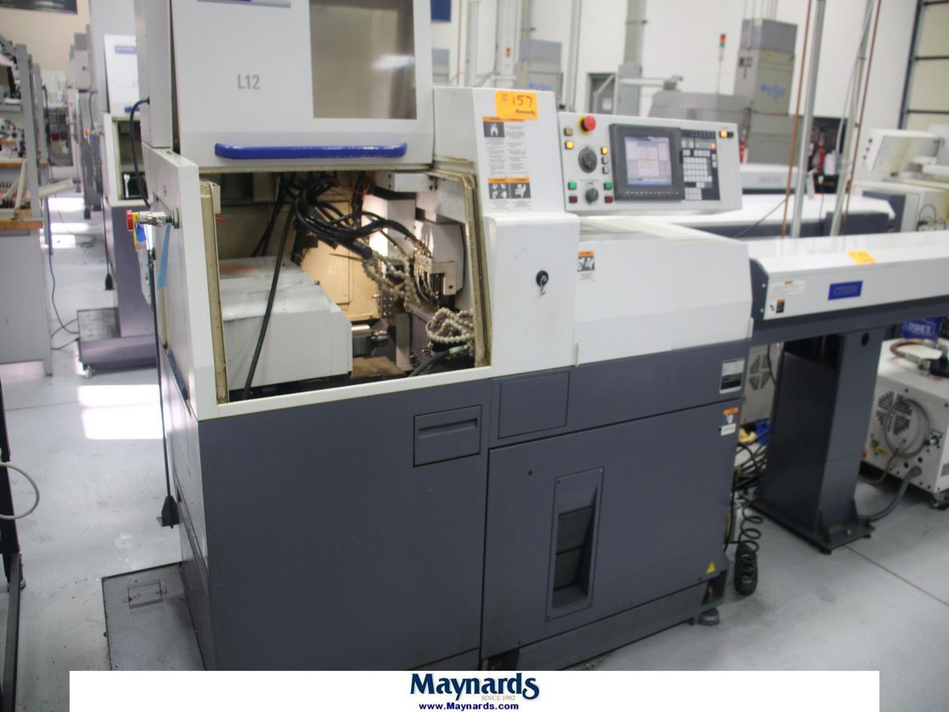 2018 Citizen Model L12-1M7 7-Axis CNC Swiss-Type Automatic Screw ...