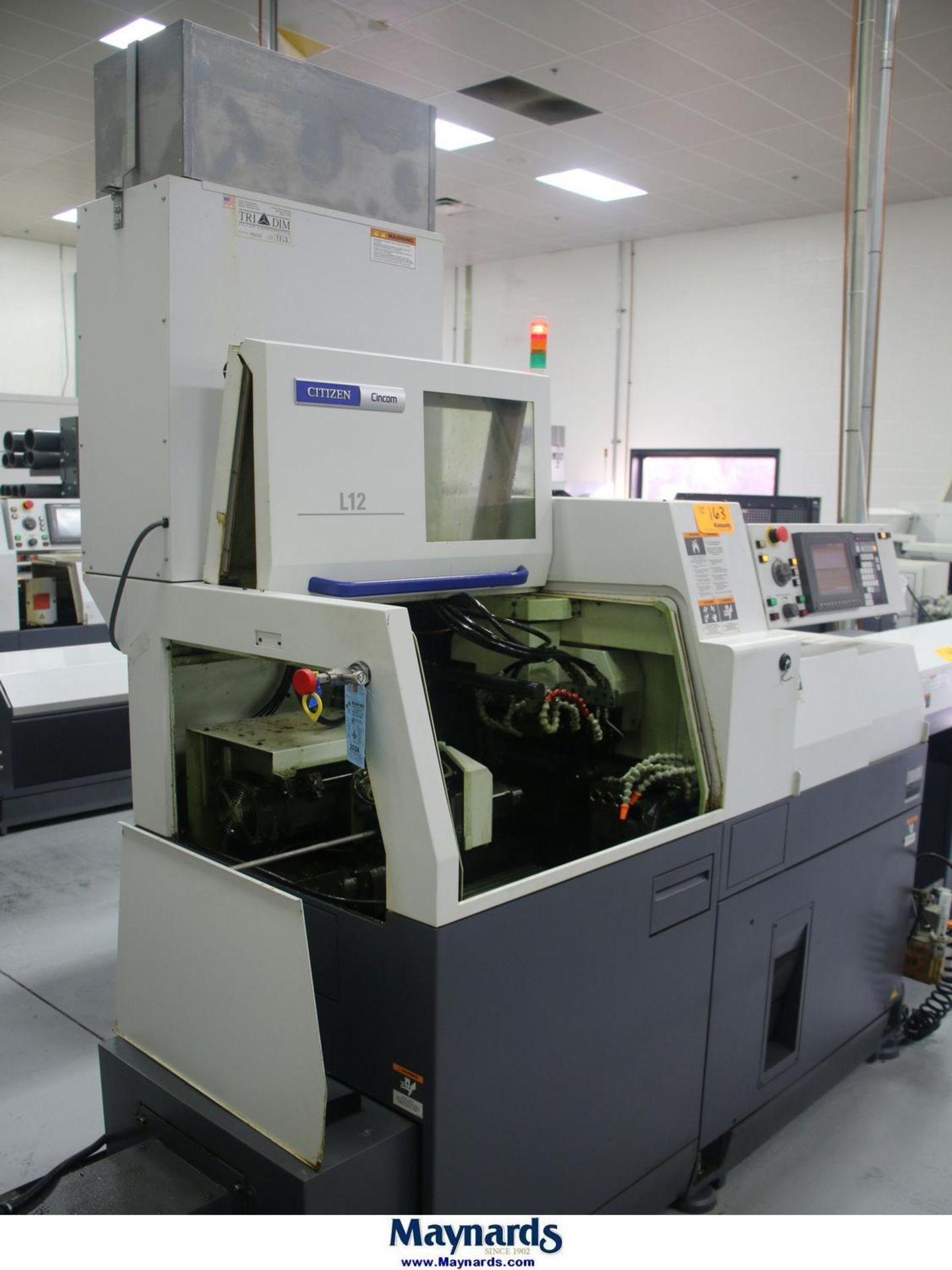 2018 Citizen Model L12-1M7 7-Axis CNC Swiss-Type Automatic Screw ...