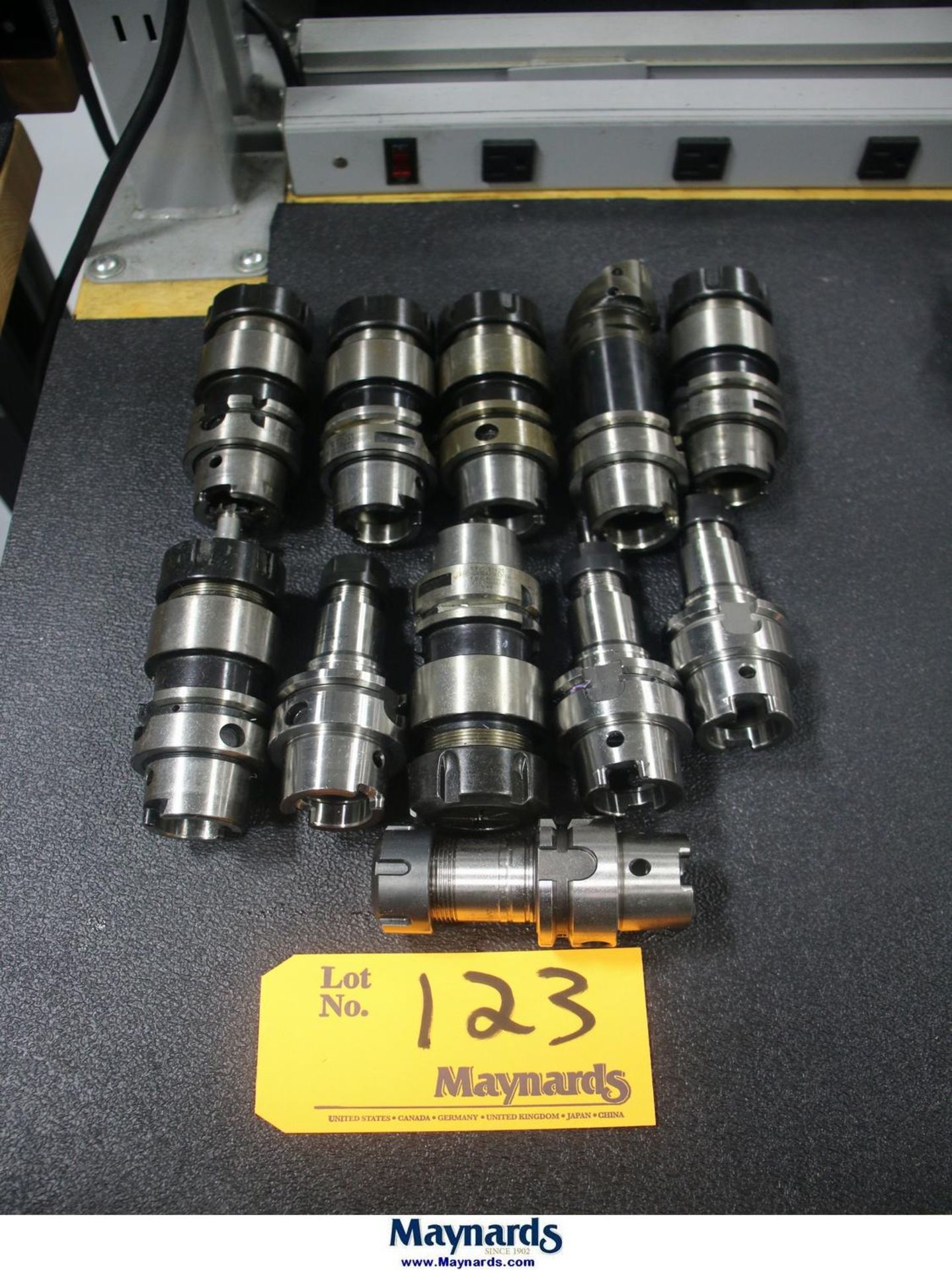 Lot of (11) HSK50 Tool Holders