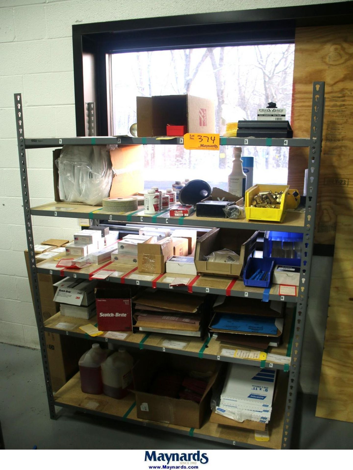 Steel Shelf with Contents 48