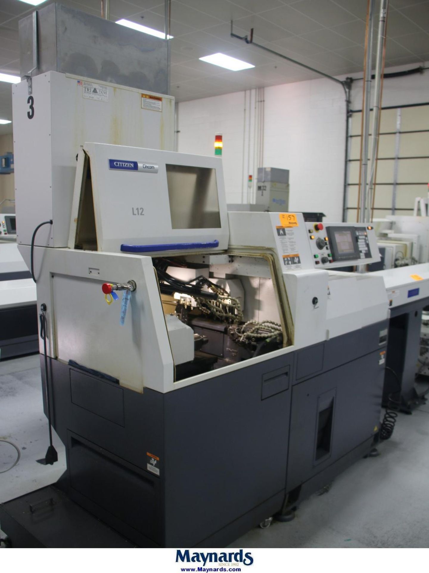 2018 Citizen Model L12-1M7 7-Axis CNC Swiss-Type Automatic Screw ...