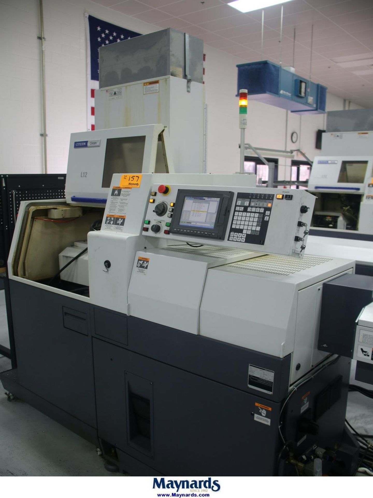 2018 Citizen Model L12-1M7 7-Axis CNC Swiss-Type Automatic Screw ...