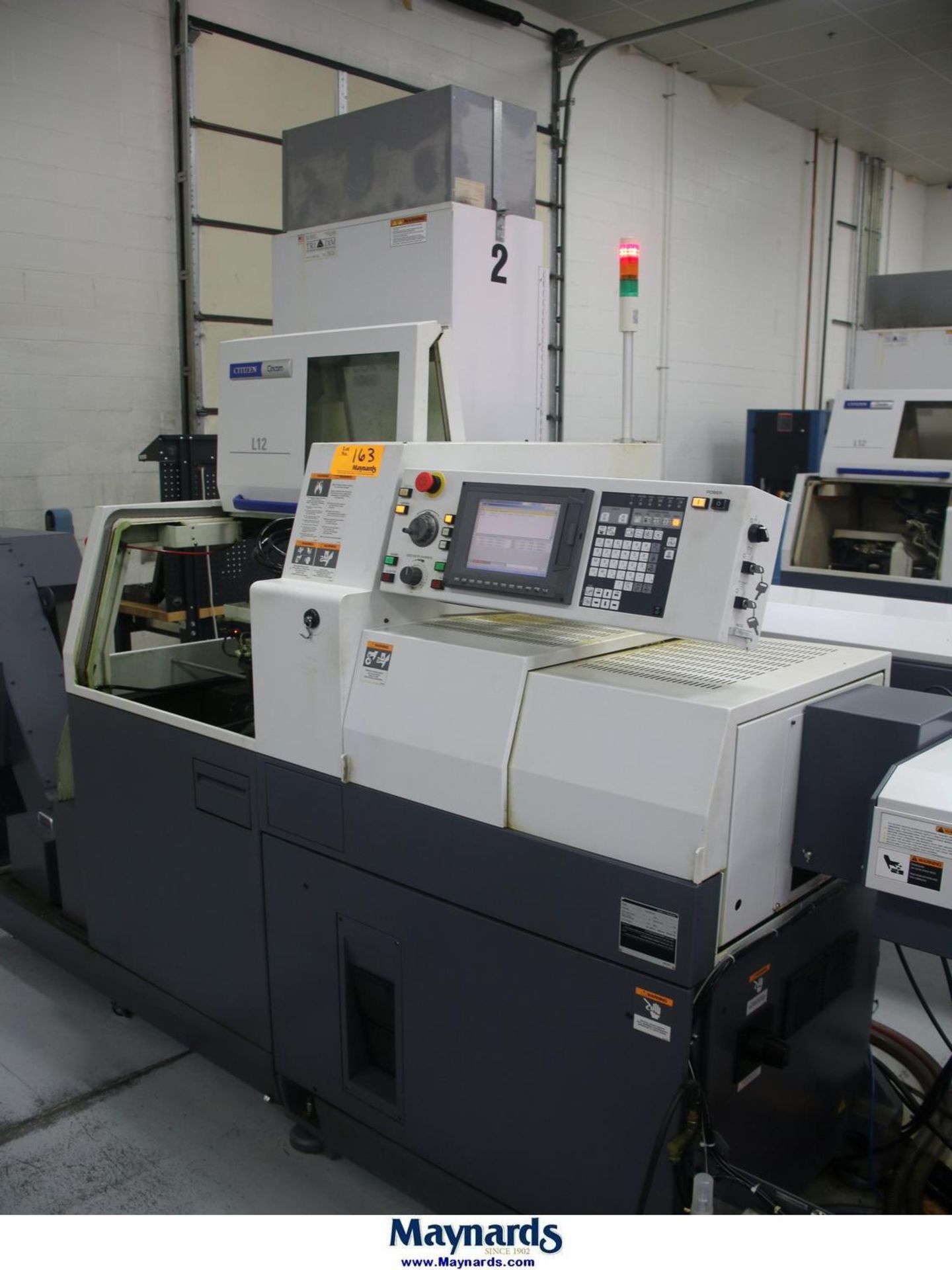 2018 Citizen Model L12-1M7 7-Axis CNC Swiss-Type Automatic Screw ...