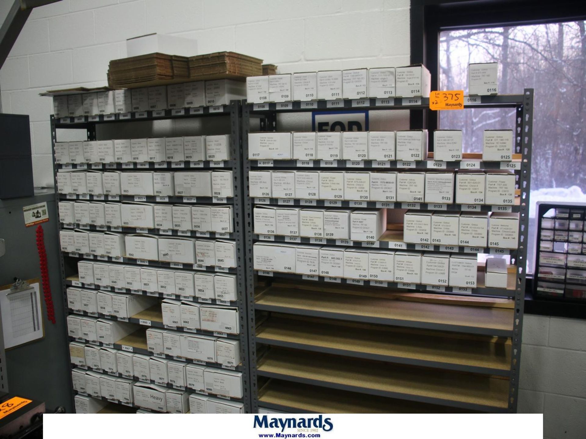 Lot of (2) Shelves with Contents 48