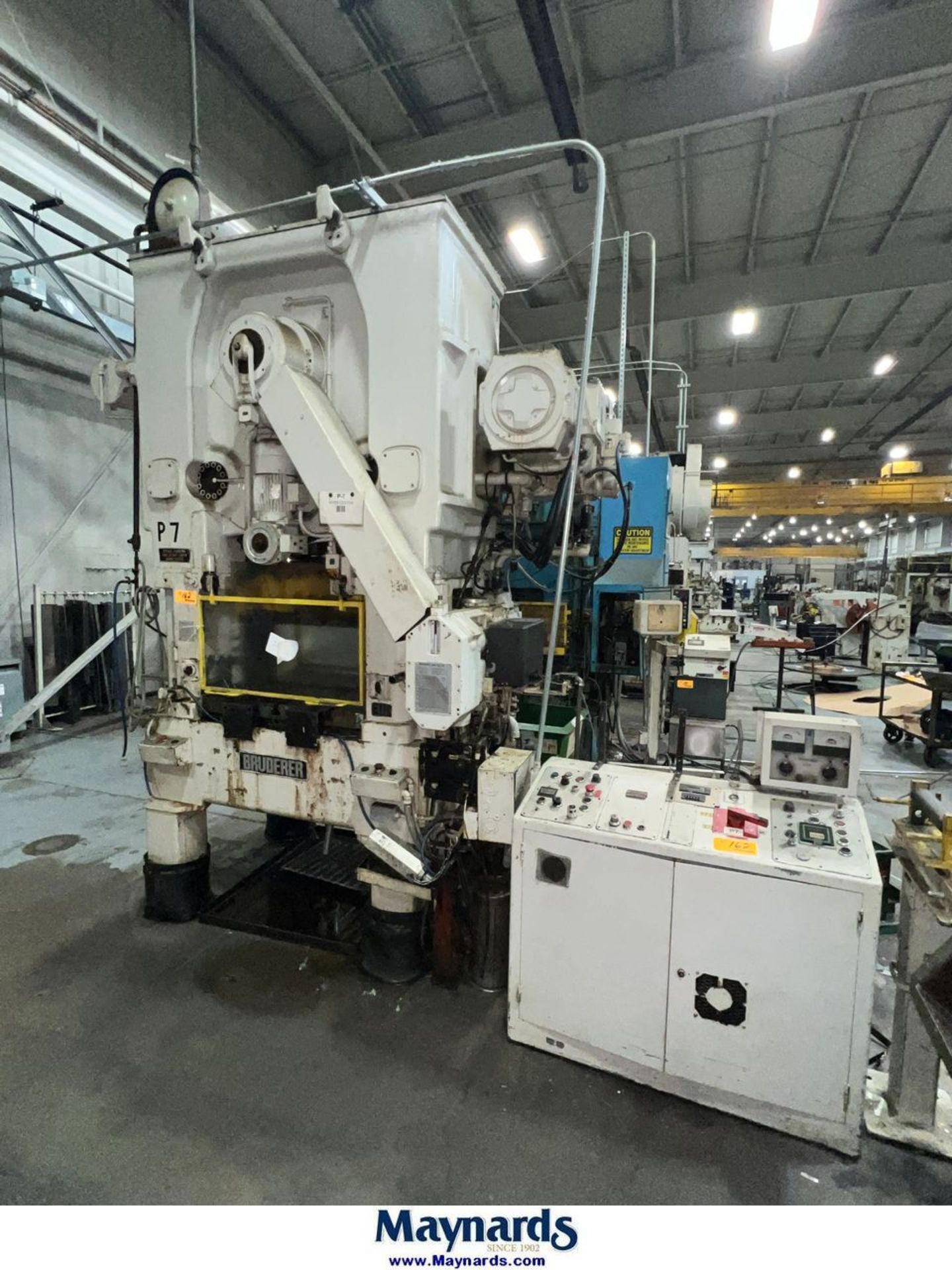 80 Ton Bruderer #BSTA-80 2-Point High Speed Press 36" x 38" Bed, 3.75 ...